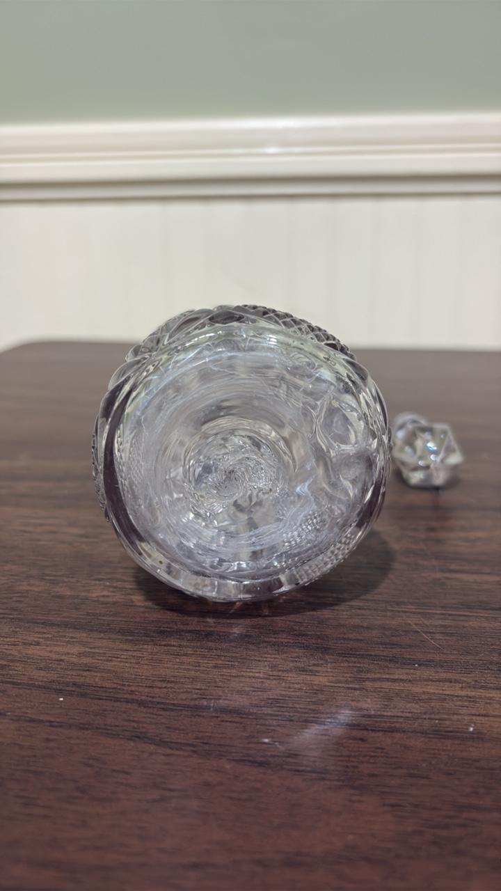 Elegant Clear Cut Glass Decanter Set, Lot Of Four (Lot #225) #121938 ...
