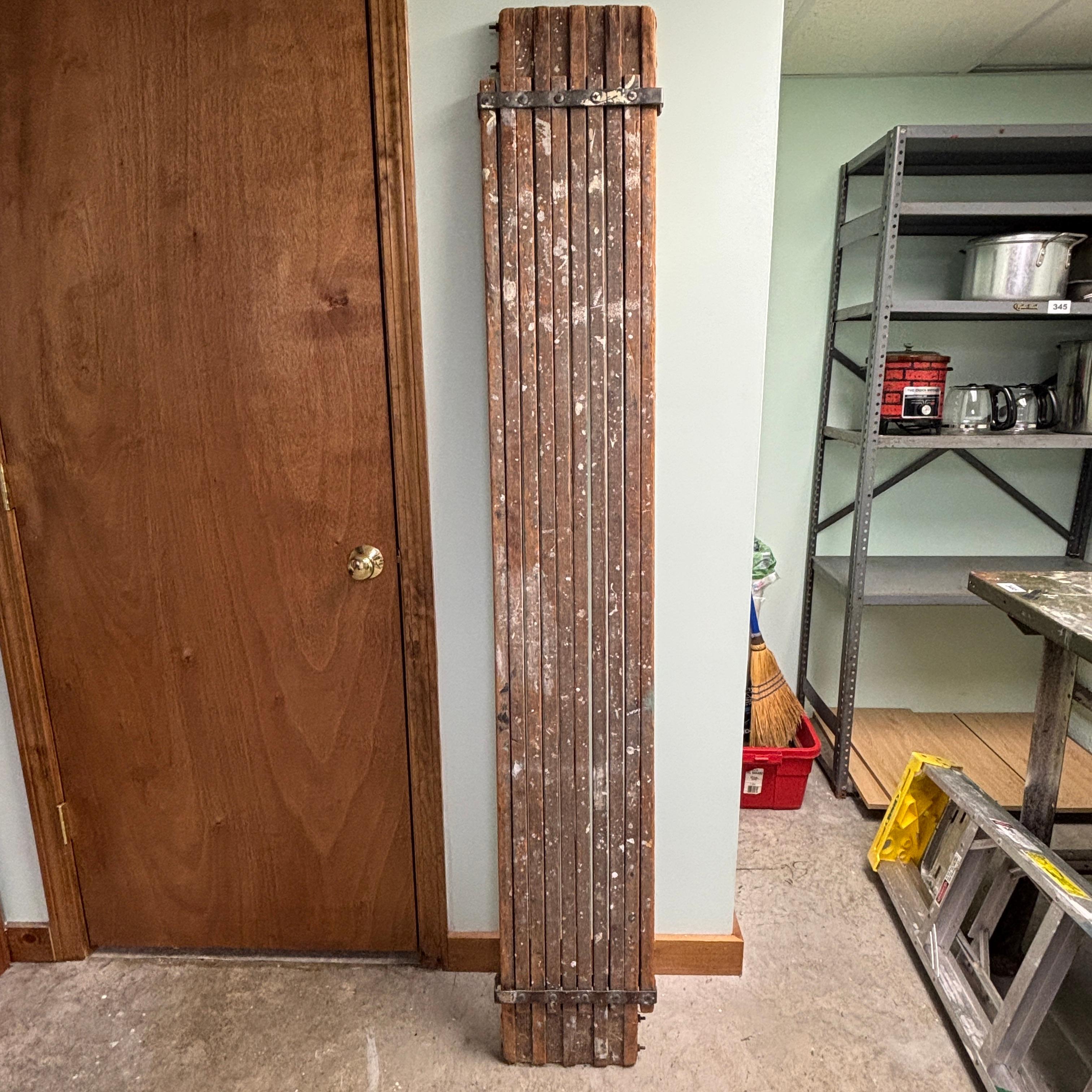 Antique Industrial Wood Scaffold Expandable Plank (BSMT) #125915 ...