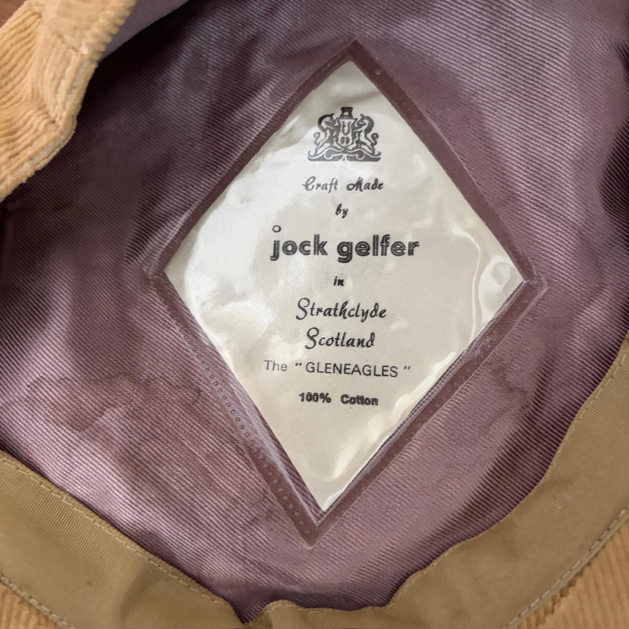 Corduroy Newsboy Cap "The Gleneagles, Jock Gelfer Scotland (BR) #126009 ...