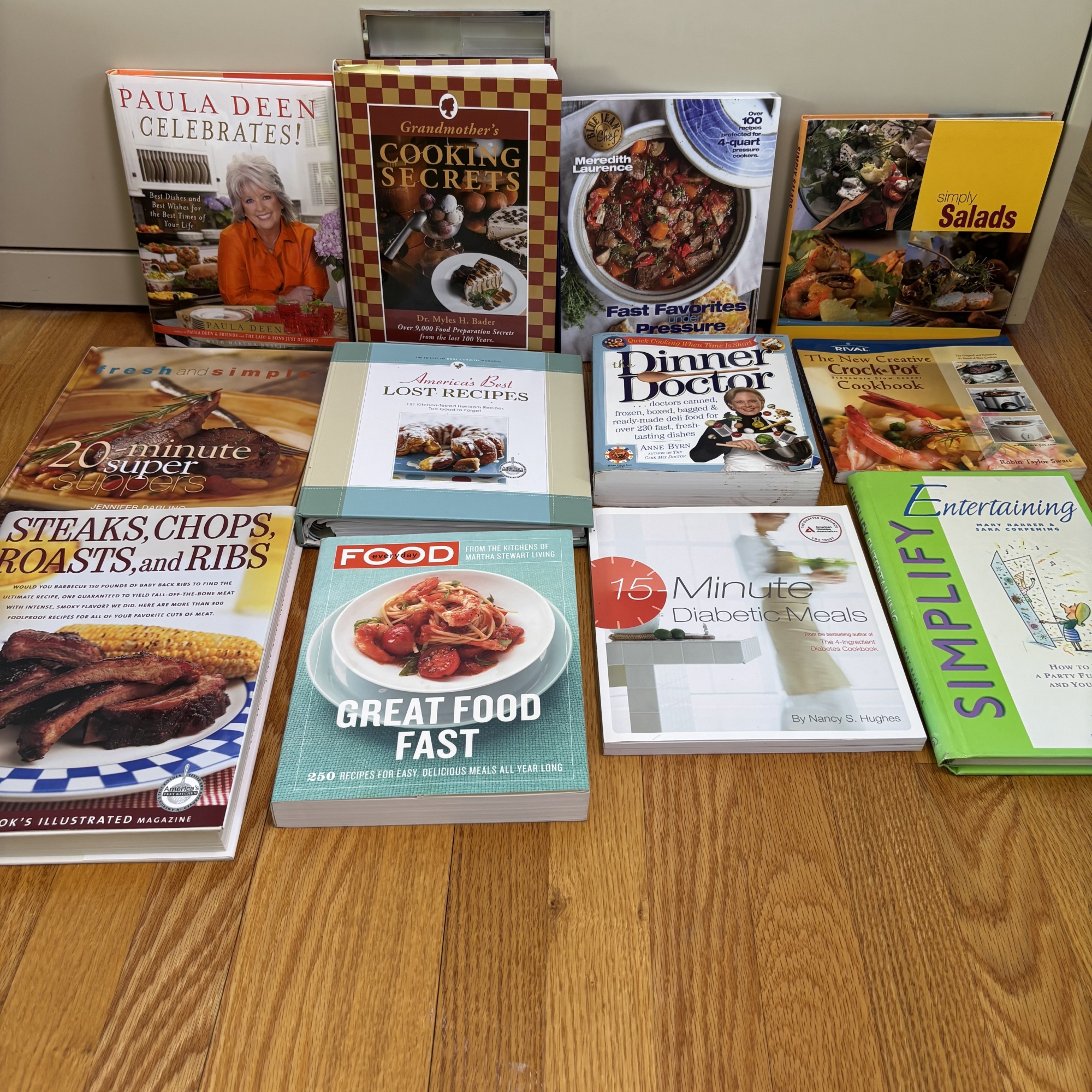 Large Lot Of Cooking Books: Paula Deen, Dinner Doctor And Others (BR2 ...
