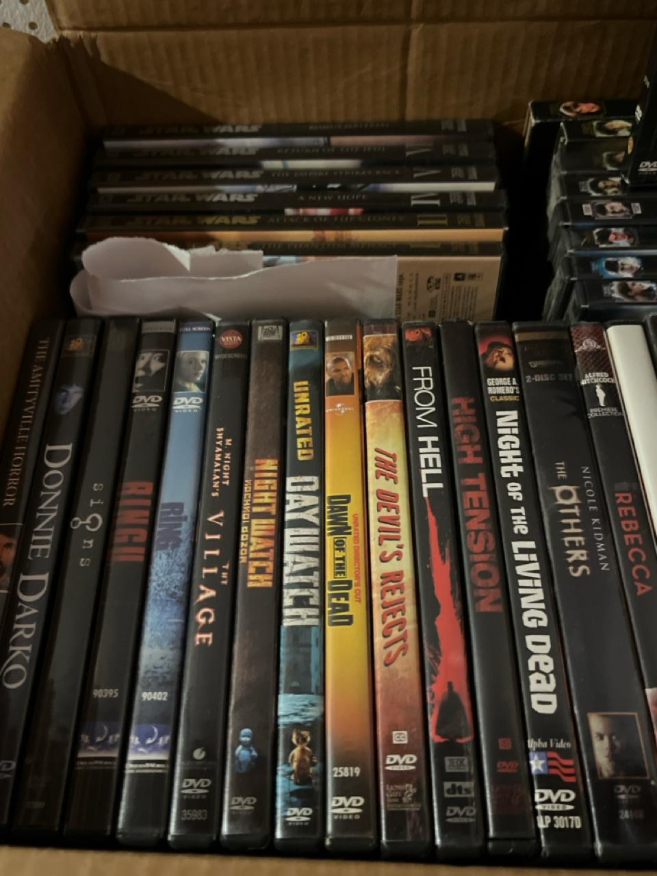 Large Lot DVD Movies: Harry Potter, Star Wars, Horror, Anime (BSMT-L ...