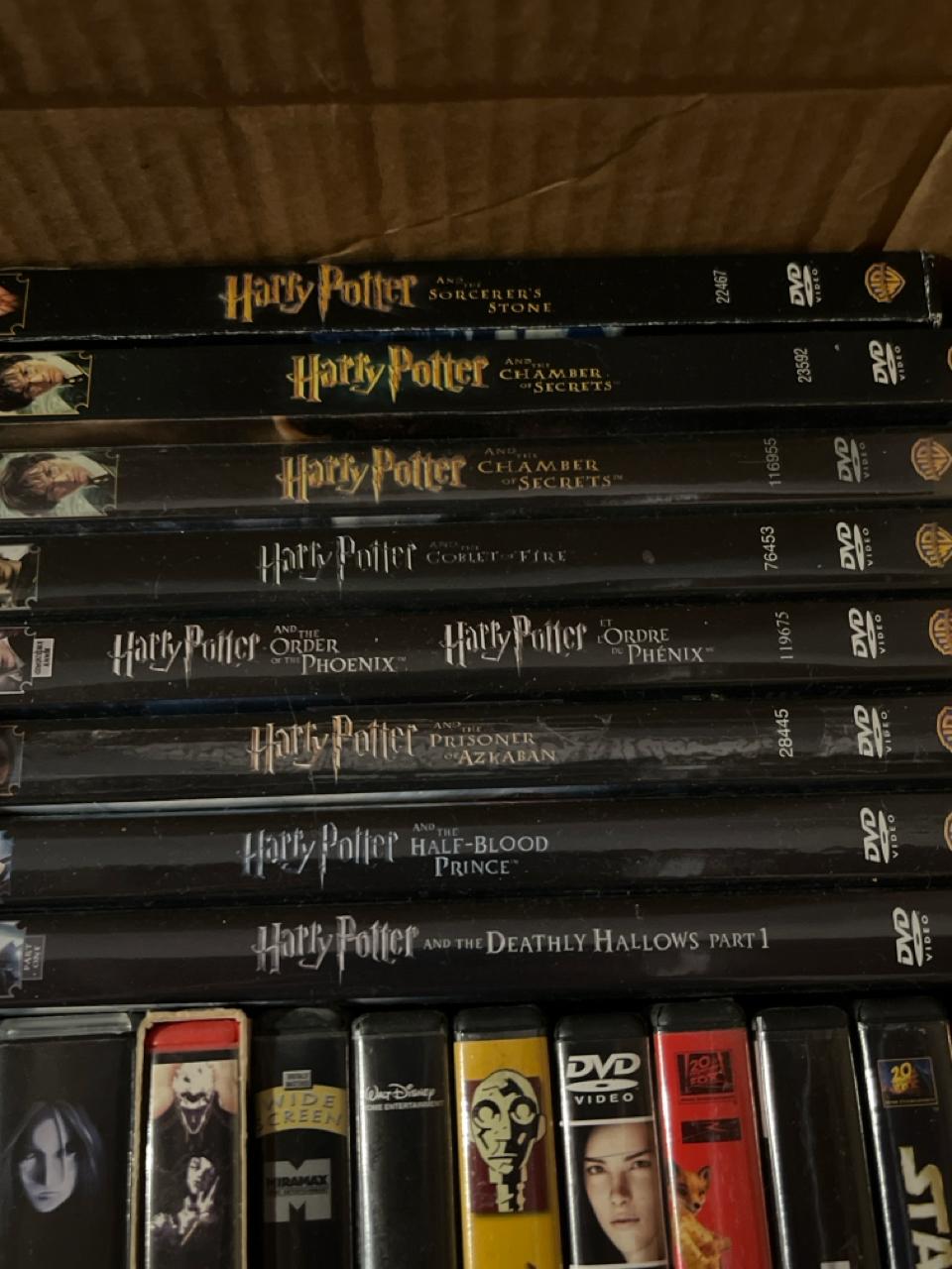 Large Lot DVD Movies: Harry Potter, Star Wars, Horror, Anime (BSMT-L ...