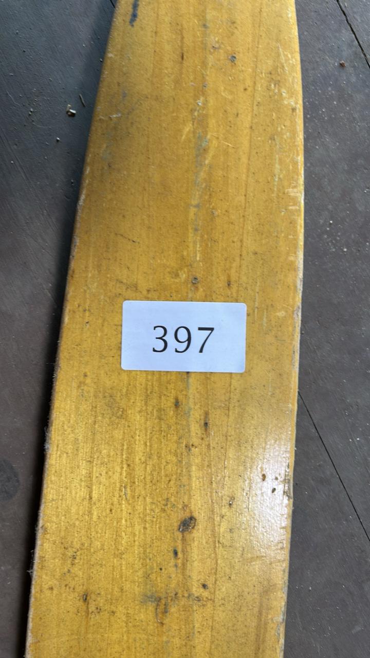 Wooden Rowboat Oar, Varnished Finish (BUR) #127020 | Auctionninja.com