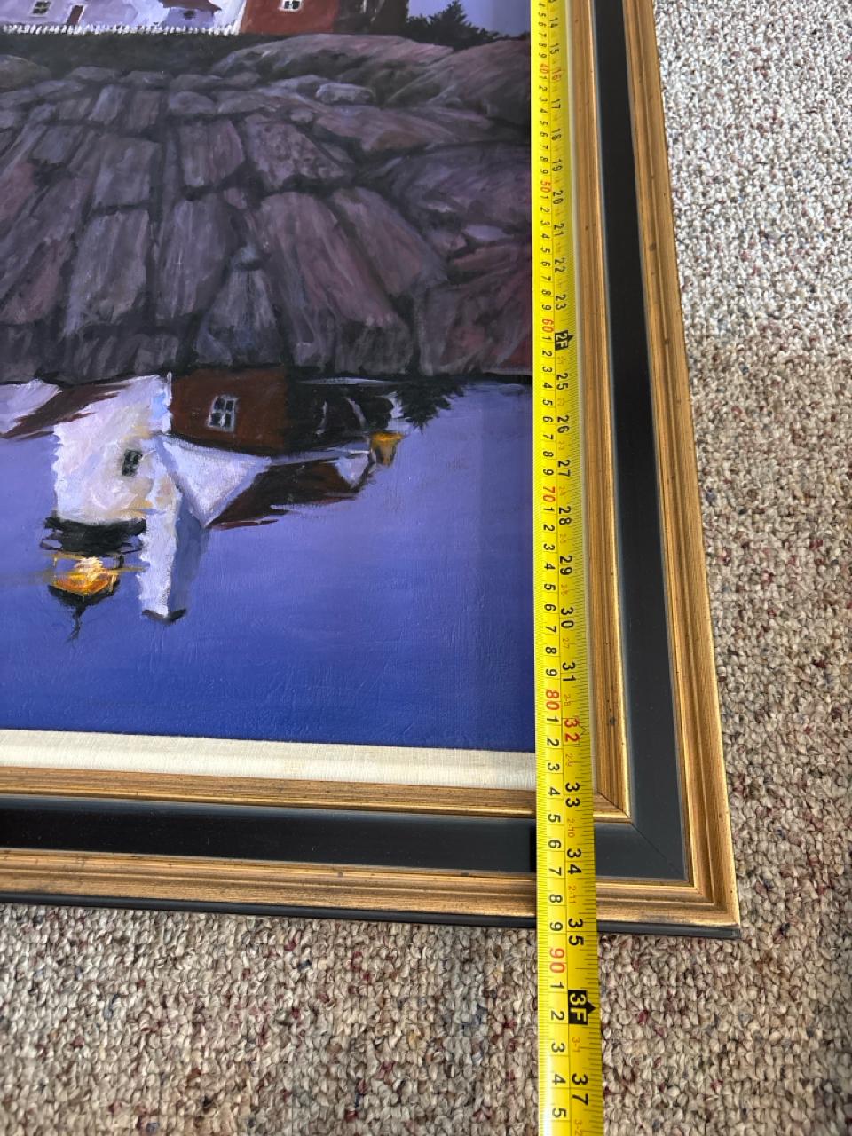 R.N. Galen “Pemaquid Reflections” Original Oil Painting -Lighthouse ...