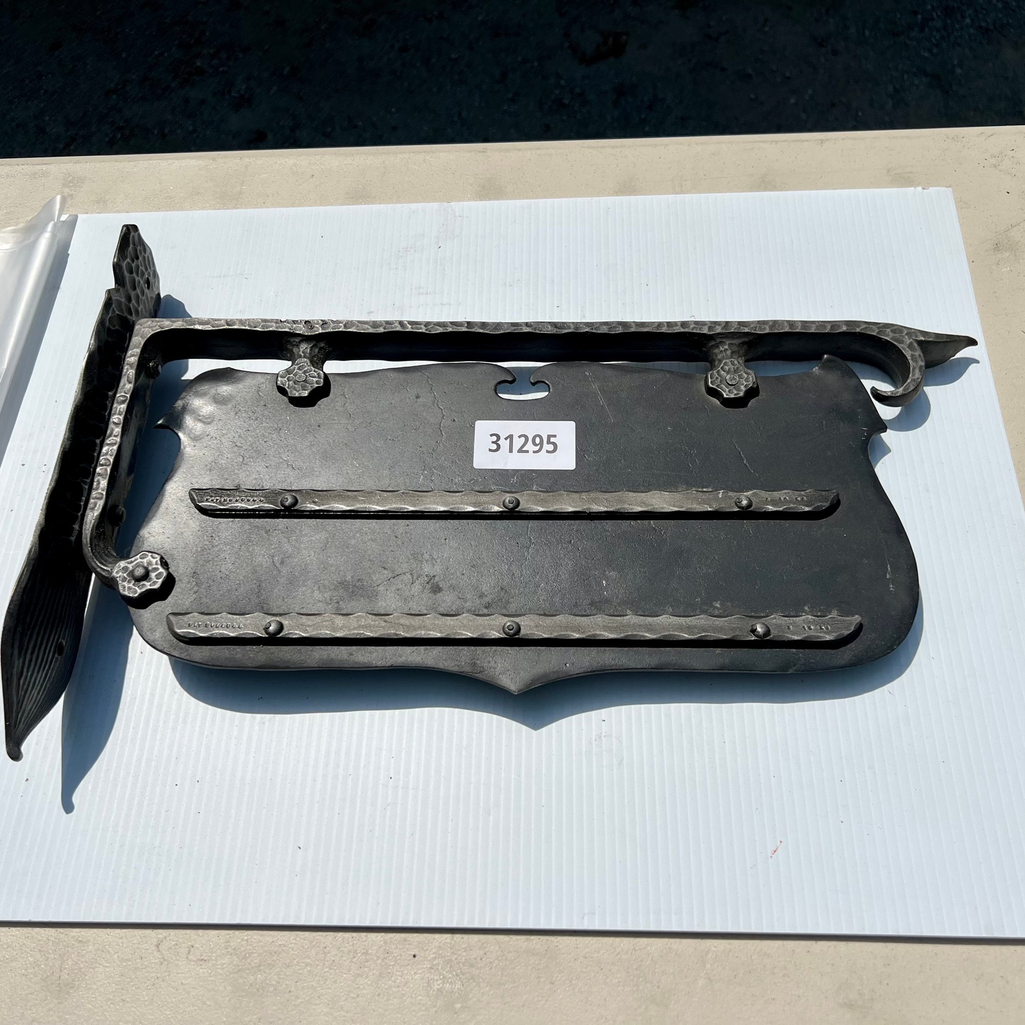 Vintage Metal Hanging Sign Shingle #31295 | Auctionninja.com