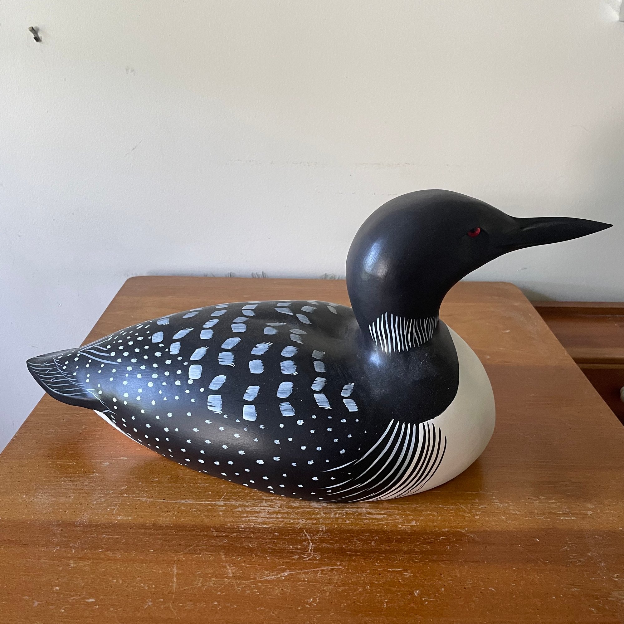 Gorgeous Carved Wooden Loon (tV Room) #66571 | Auctionninja.com