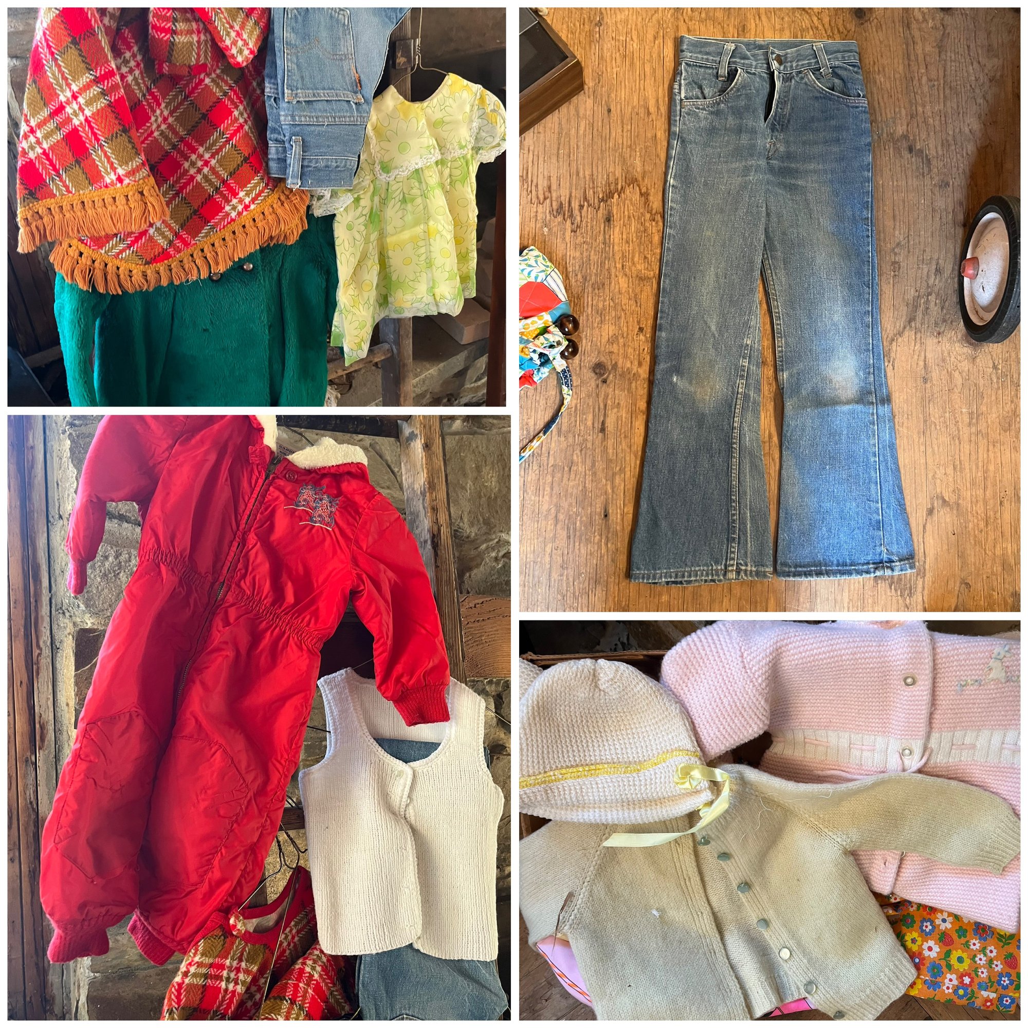 Box Lot Of Mixed Vintage Children's And Baby Clothes (Addition) #115743 ...