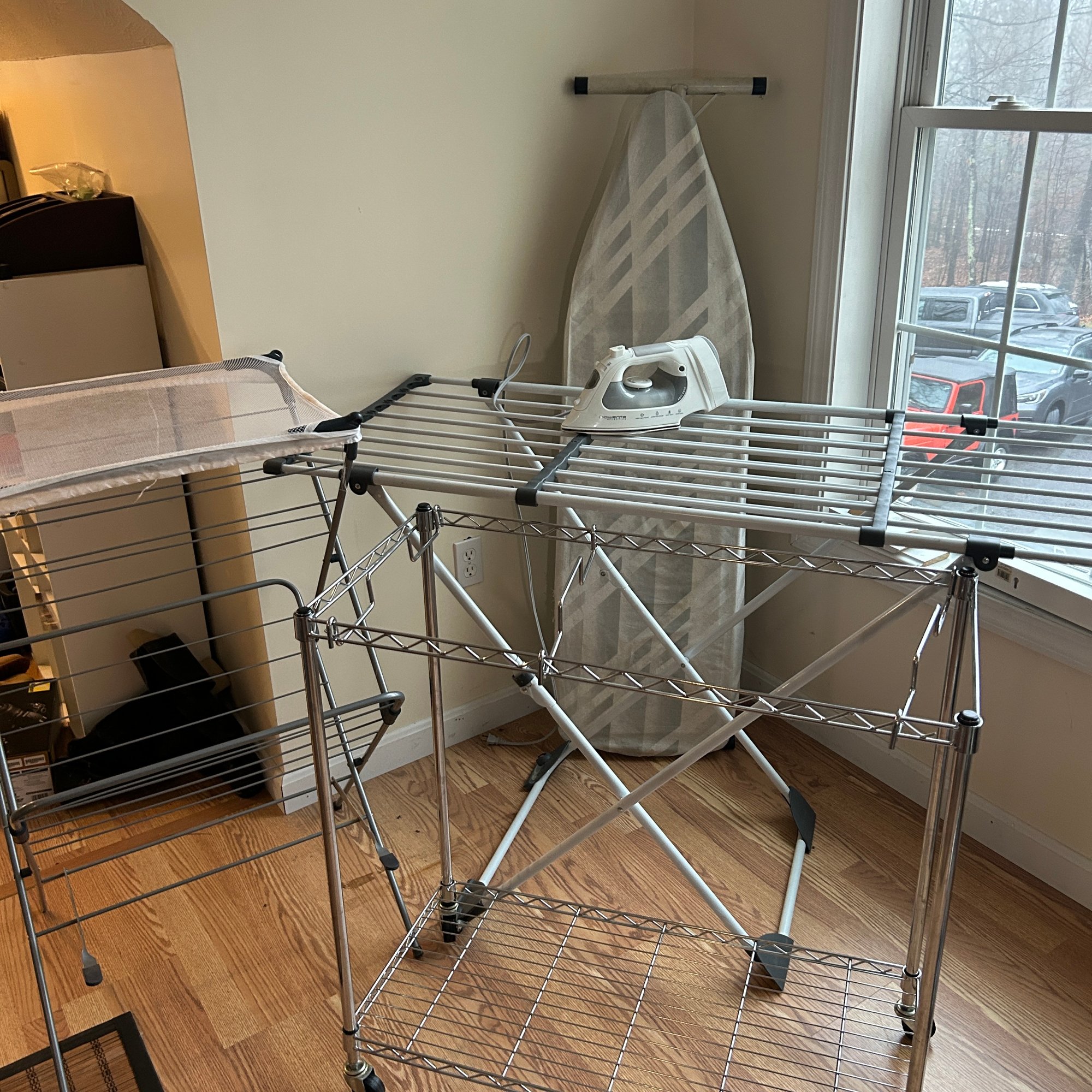 Laundry Lot! Collapsible Garment Drying Racks, Metal Storage Rack, Iron ...