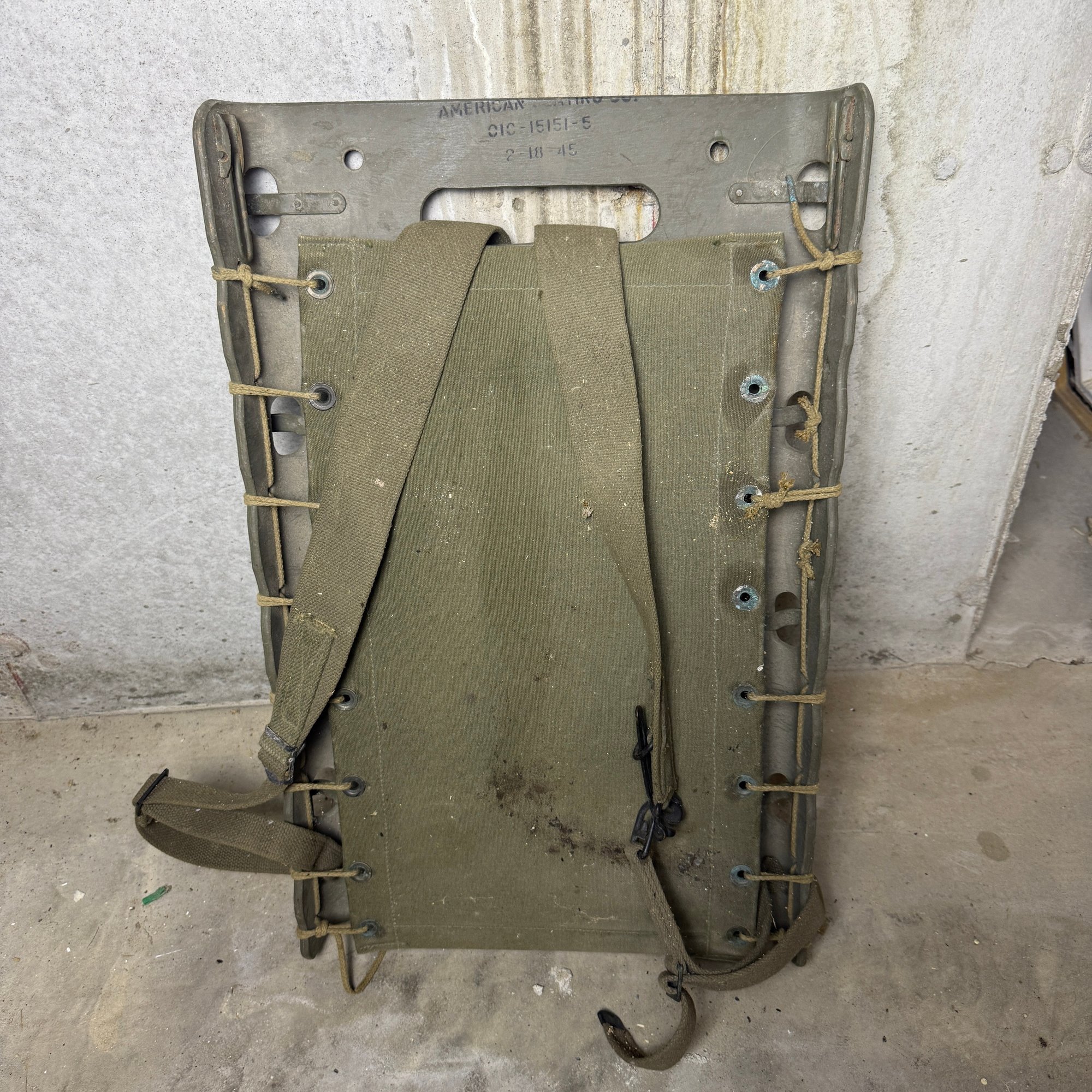 WW11 Army Pack Board (B1) #113574 | Auctionninja.com
