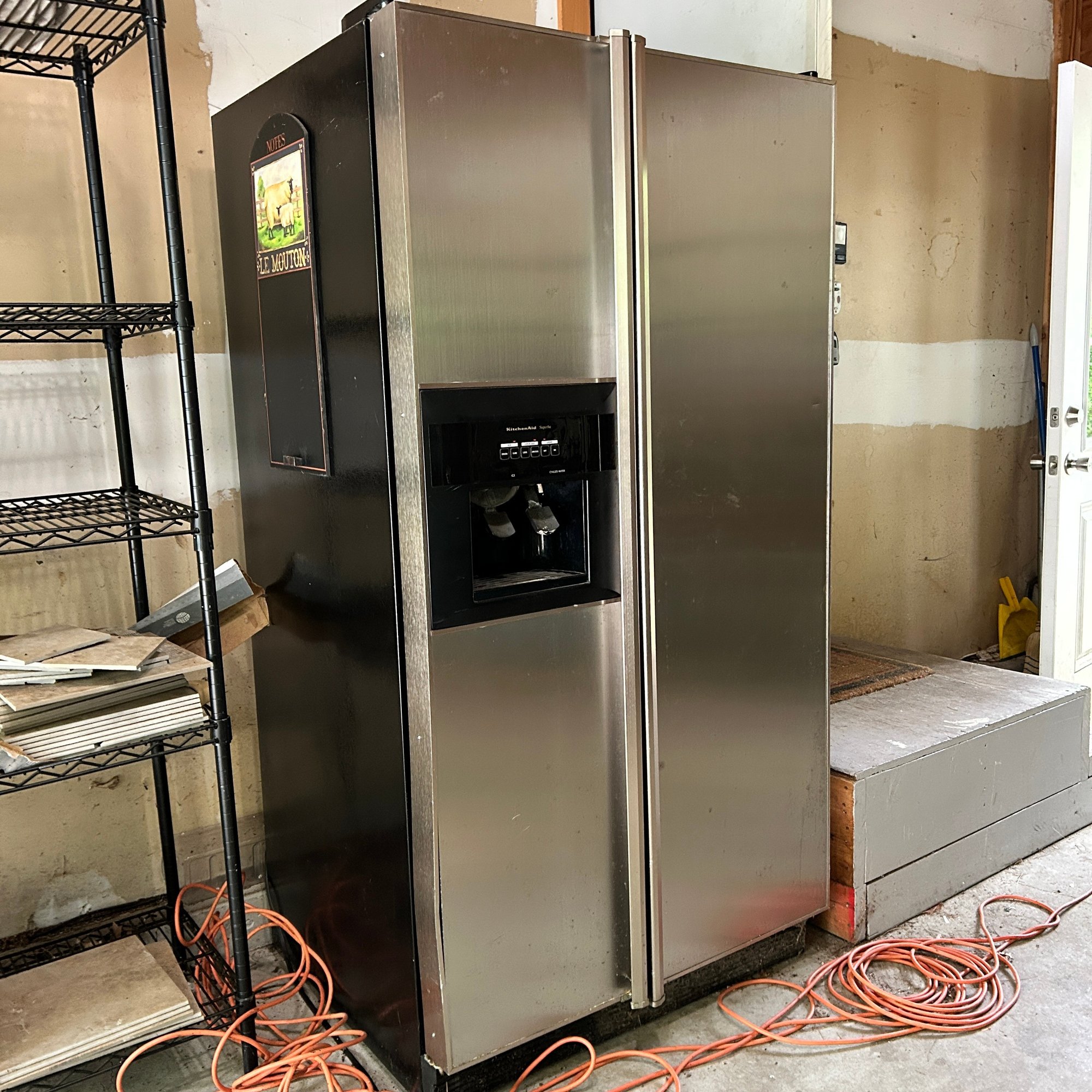 Large Kitchenaid Side By Side Fridge/freezer (garage) #93437 ...