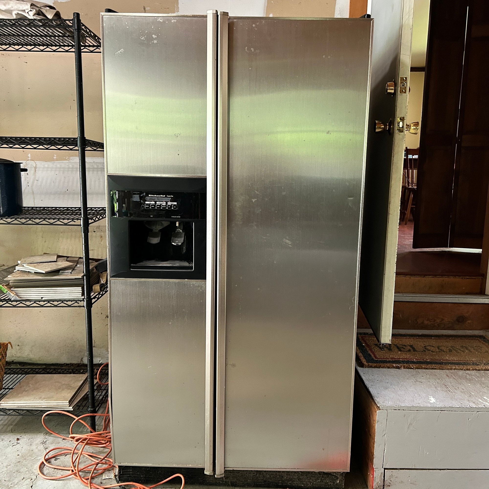 Large Kitchenaid Side By Side Fridge/freezer (garage) #93437 ...