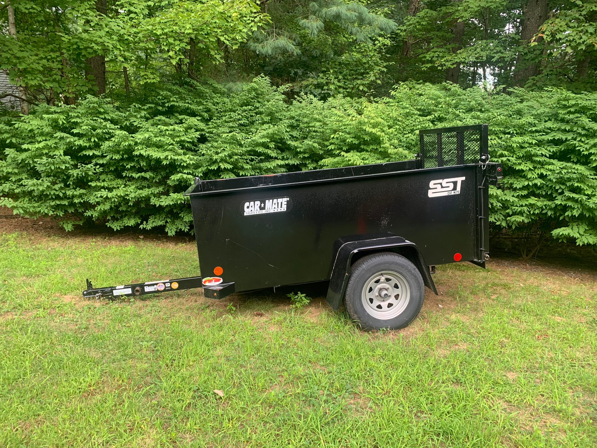 CarMate 4.5'x8' Solid Side Utility Trailer With Gate #65389 ...