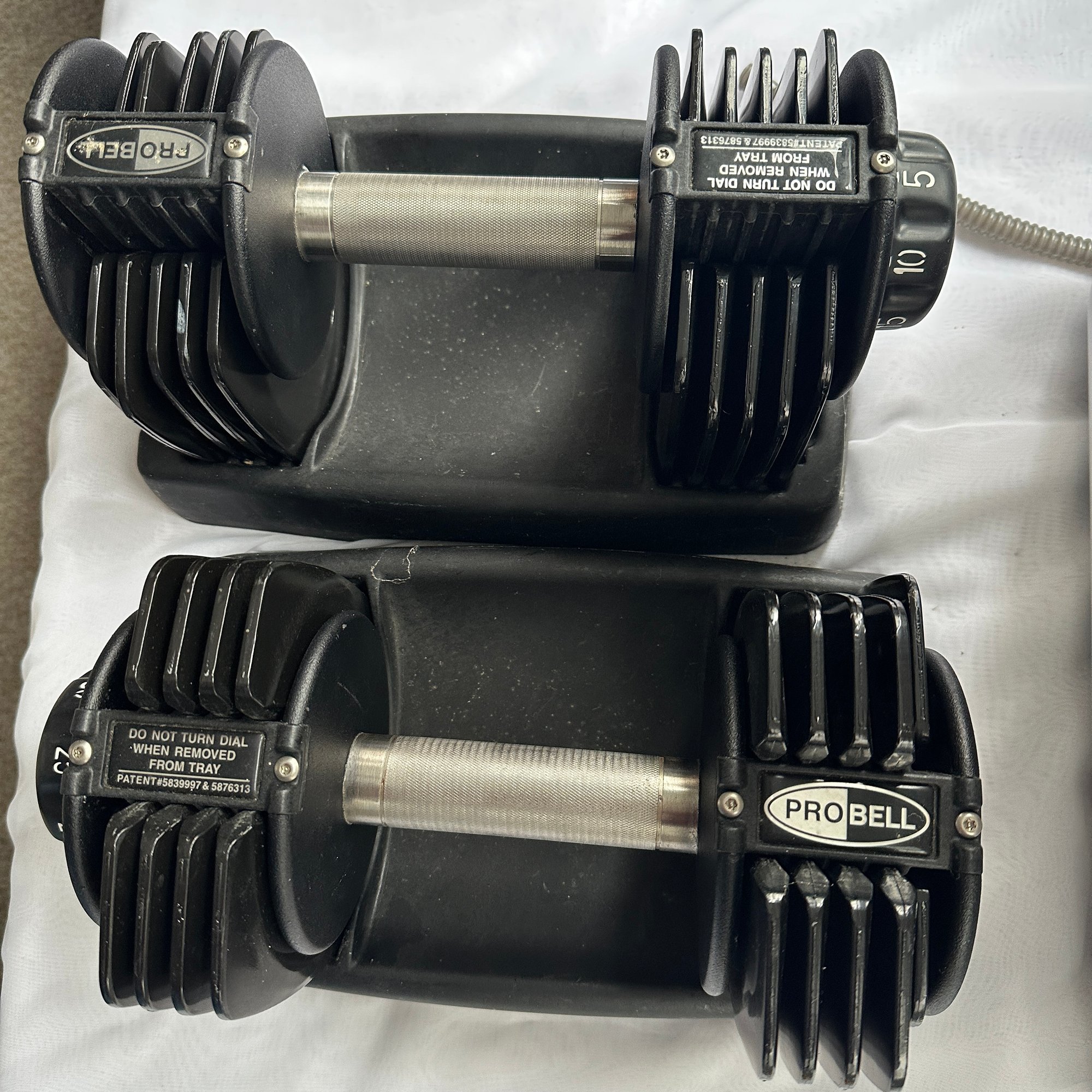 PRO BELL Adjustable Dumbbell Set (LL) #85569 | Auctionninja.com
