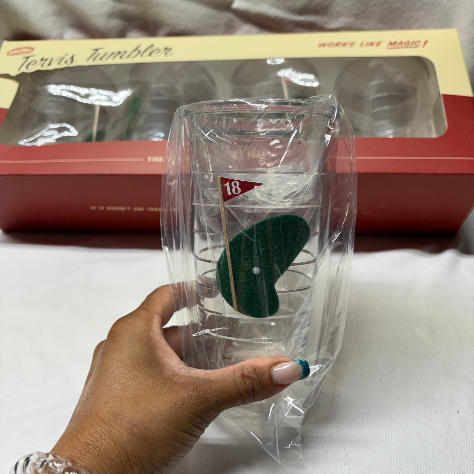 New In Box Set Of 4 Tervis Gold Themes Tumbers 12oz And One 16oz #63111 ...