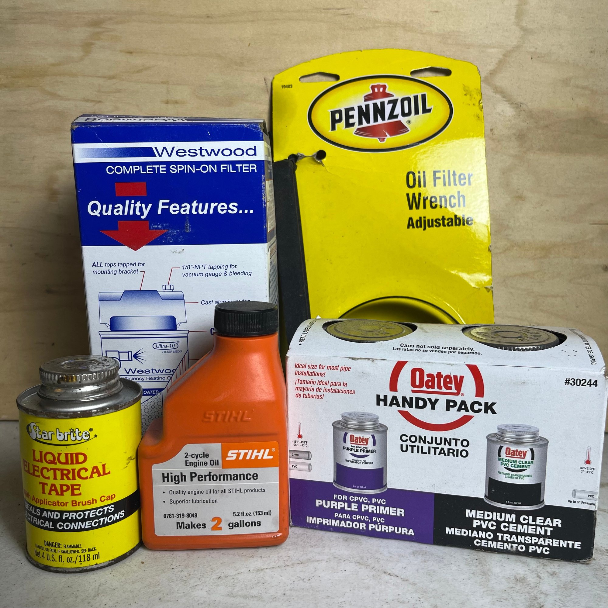 Heating Oil, Engine Oil, Liquid Electrical Tape & More (basement ...