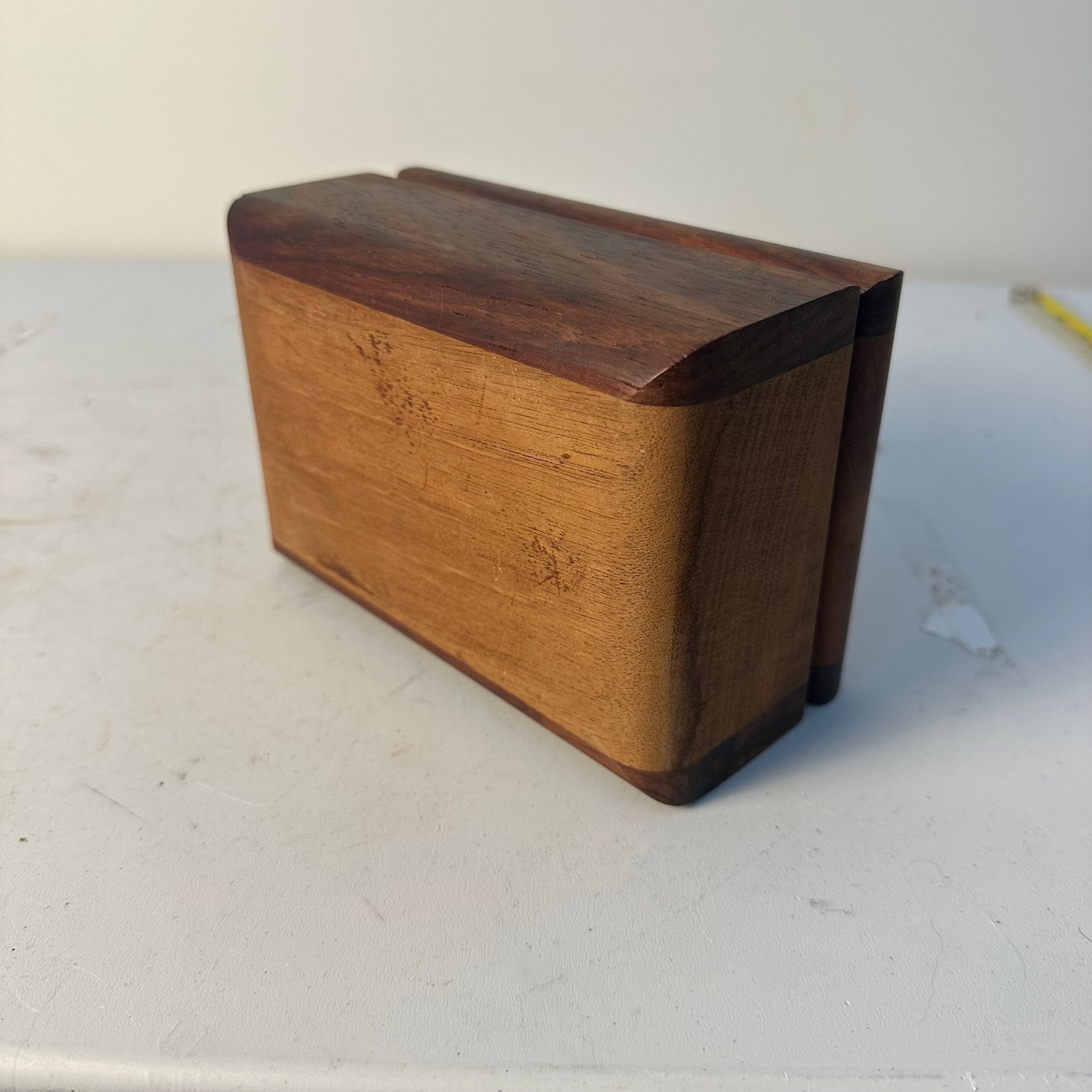 Burl Wood Swivel Lid Box #119577 | Auctionninja.com