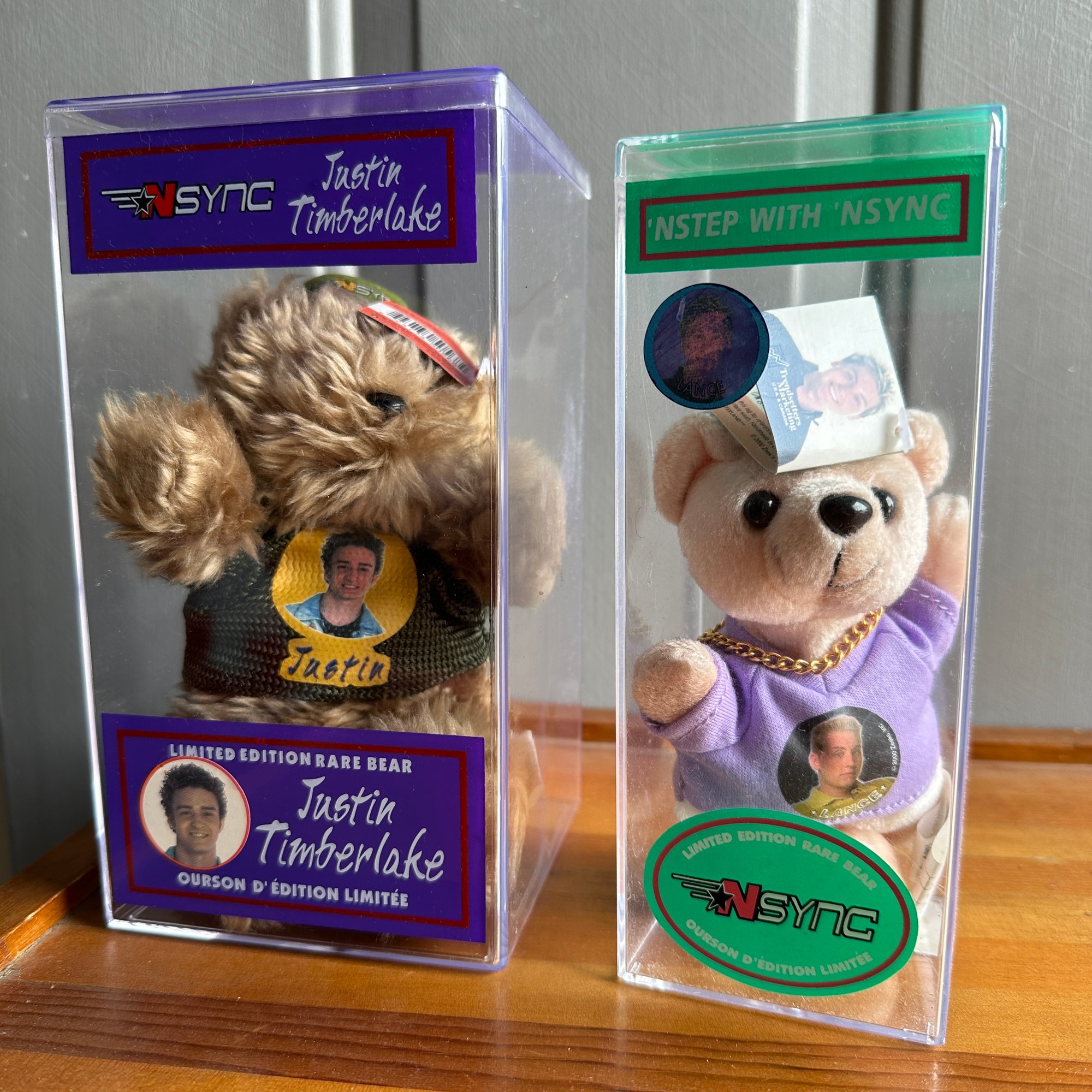Limited Edition Vintage NSync Bears - Justin Timberlake & Lance Bass ...