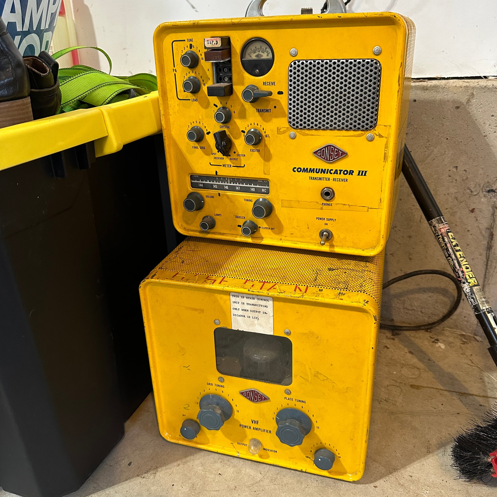 GINSET Communicator III Transmitter Receiver & VHF Power Amplifier ...