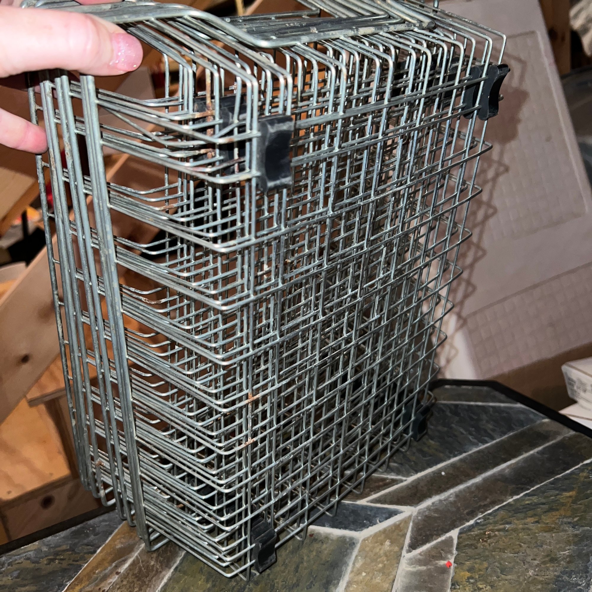Set Of 9 Metal Letter Sorter Baskets (BSMT1) #98776 | Auctionninja.com