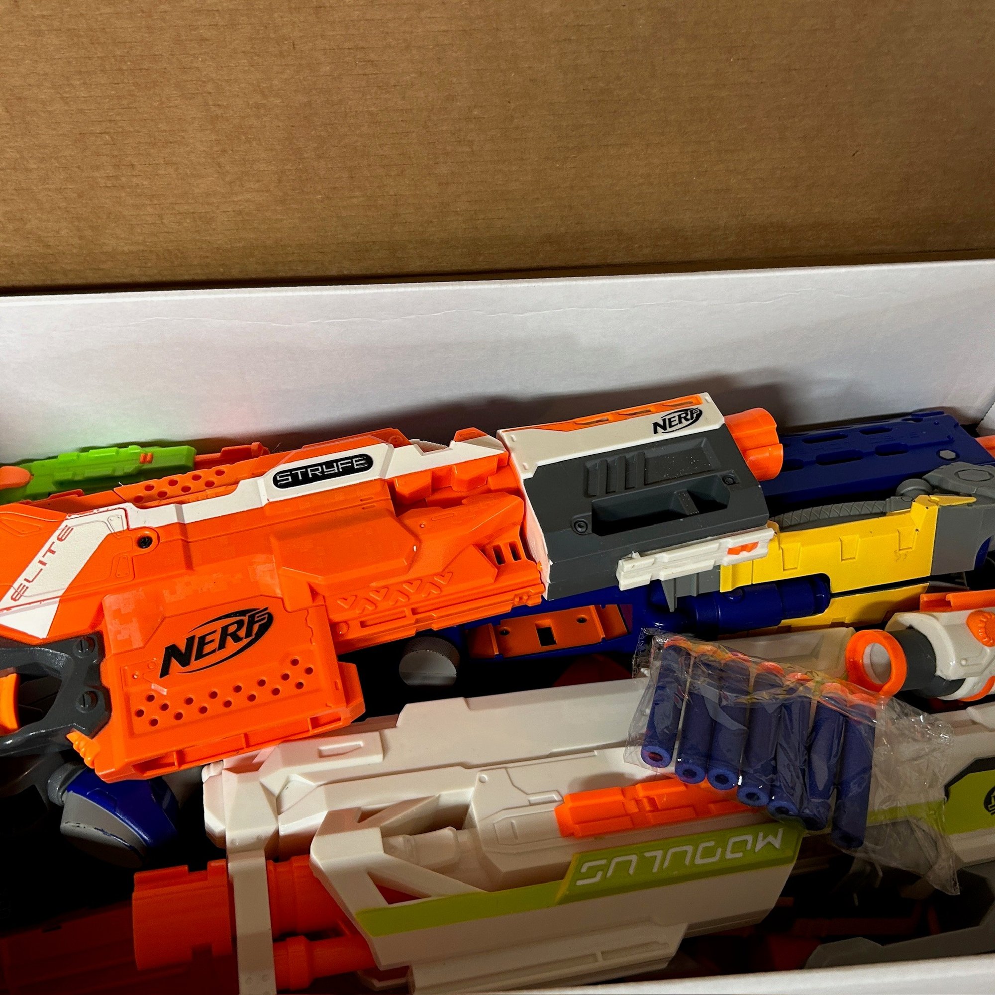 Mixed Lot Of Large And Small Nerf Guns With Nerf Blasters (GL) #114169 ...