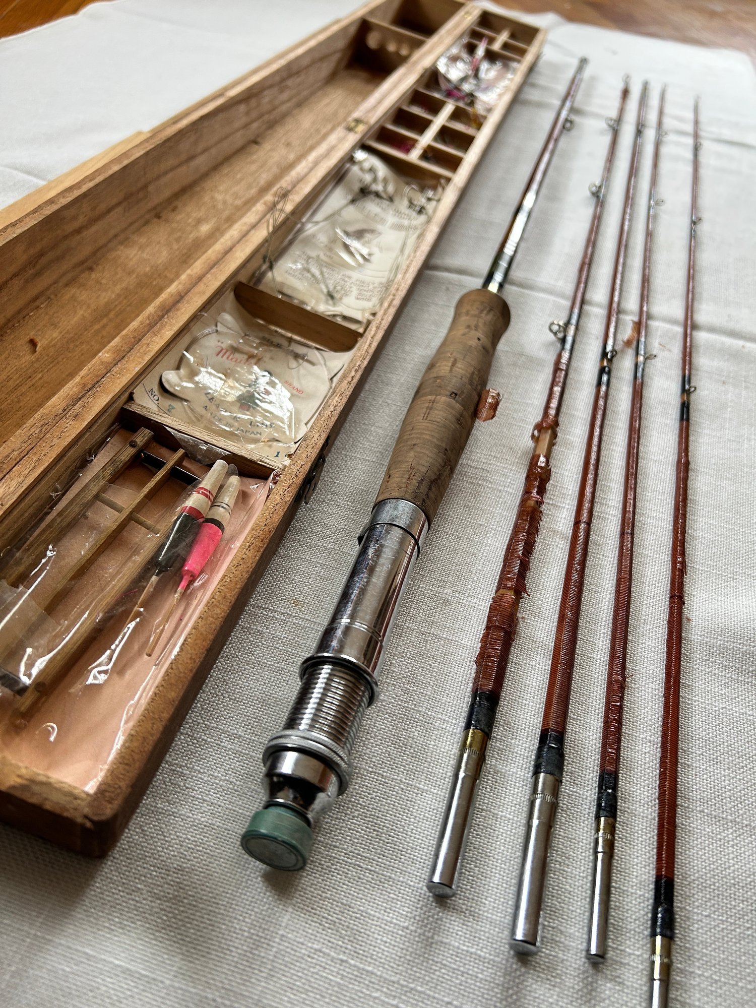 Vintage Fly Fishing Rod With Accessories & Case (BR1 Closet) #96875 ...