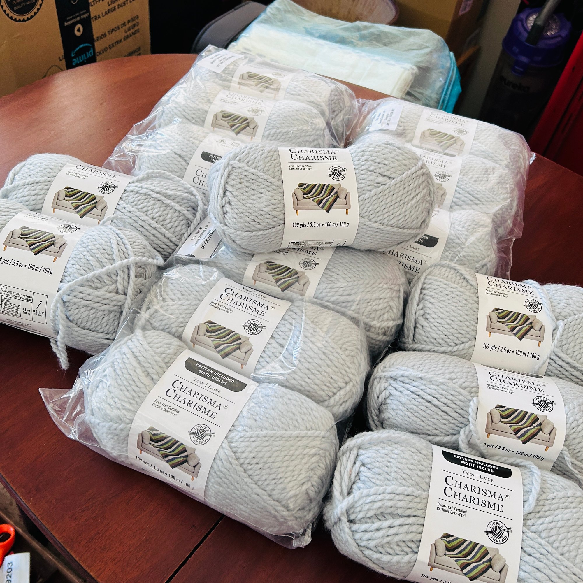 15 Skeins Of Charisma Mist Yarn (BR) #79383 | Auctionninja.com