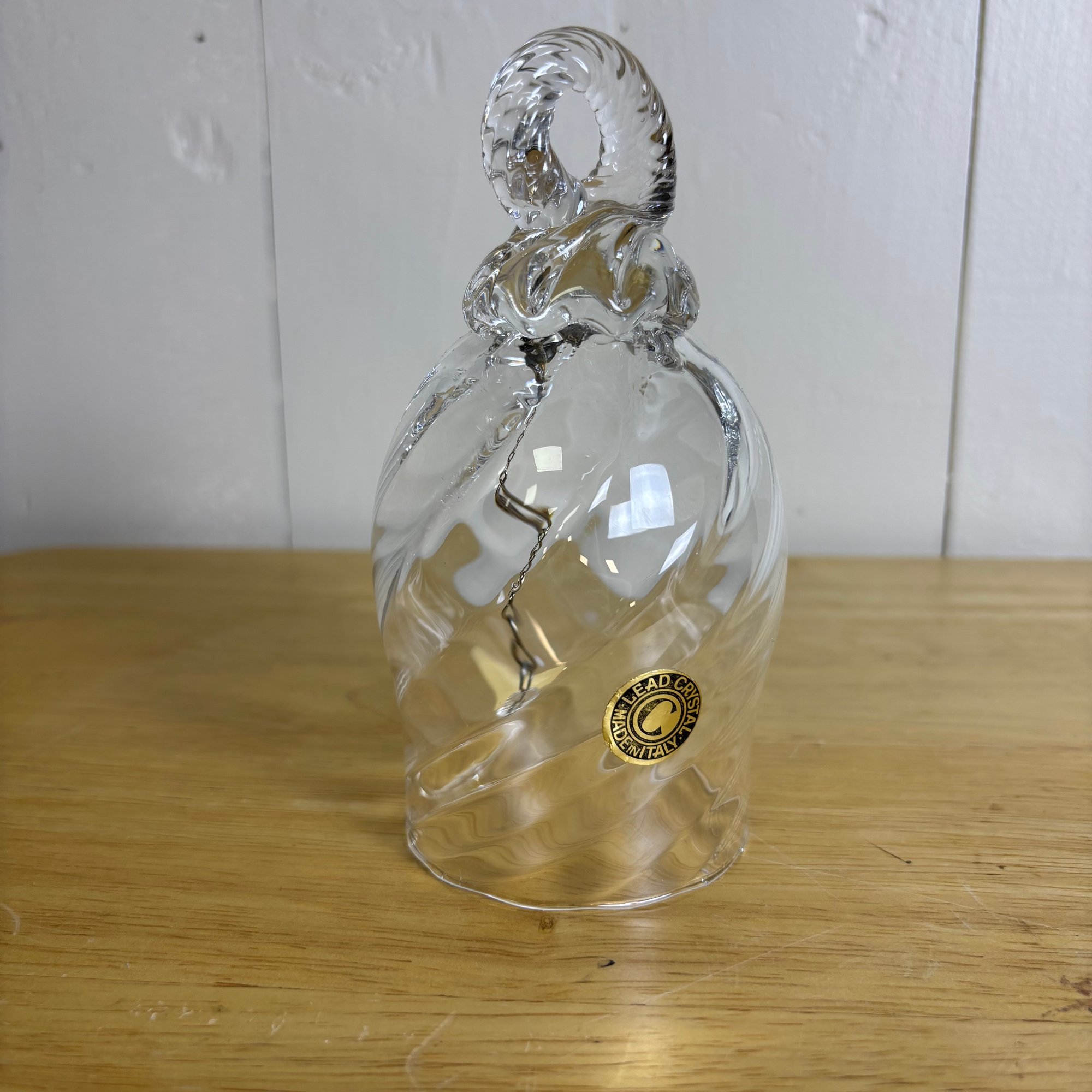 Duo Of Vintage Lead Crystal Collectable Bells (BSMT F) #112718 ...