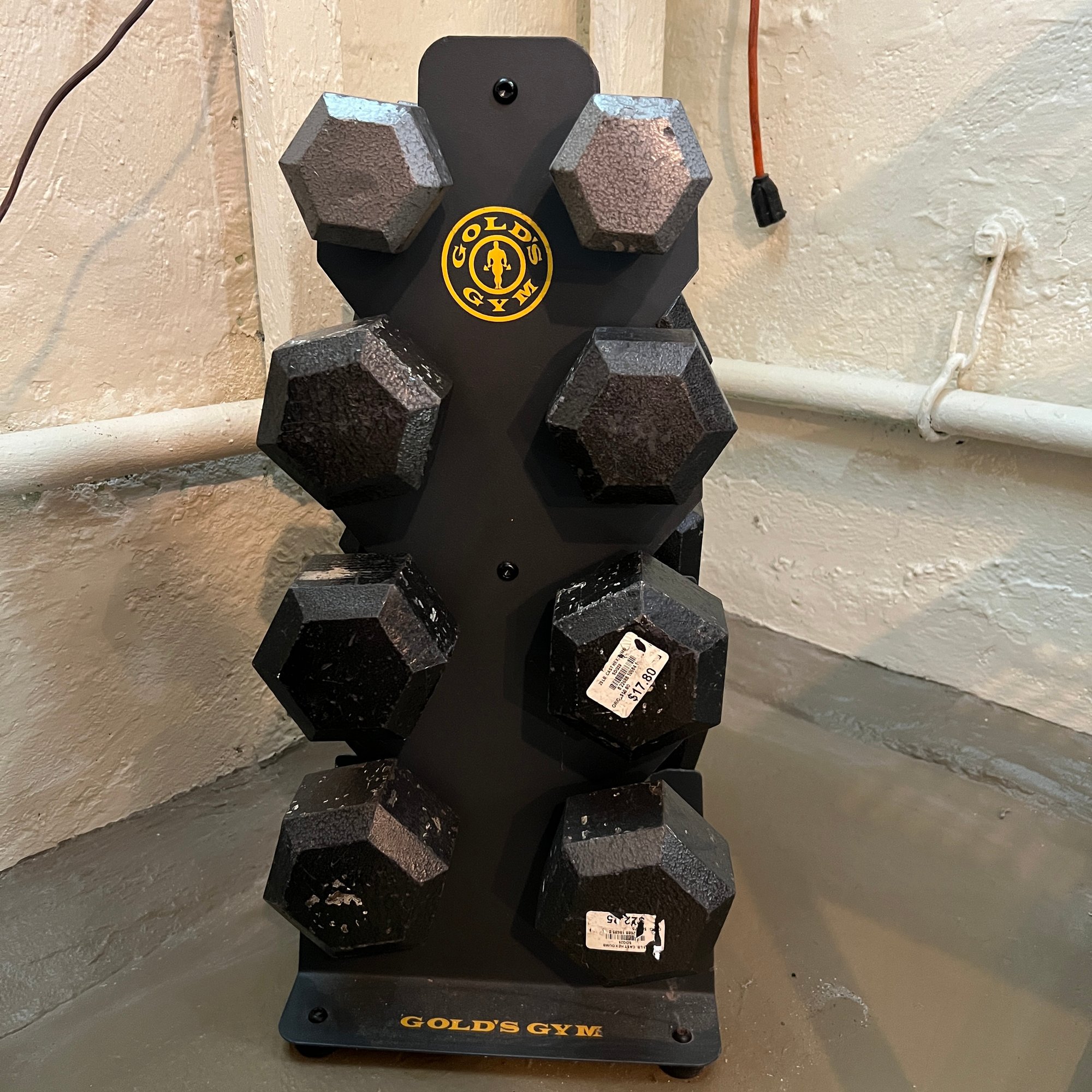 Weight Rack With Weights (Basement) #85886 | Auctionninja.com