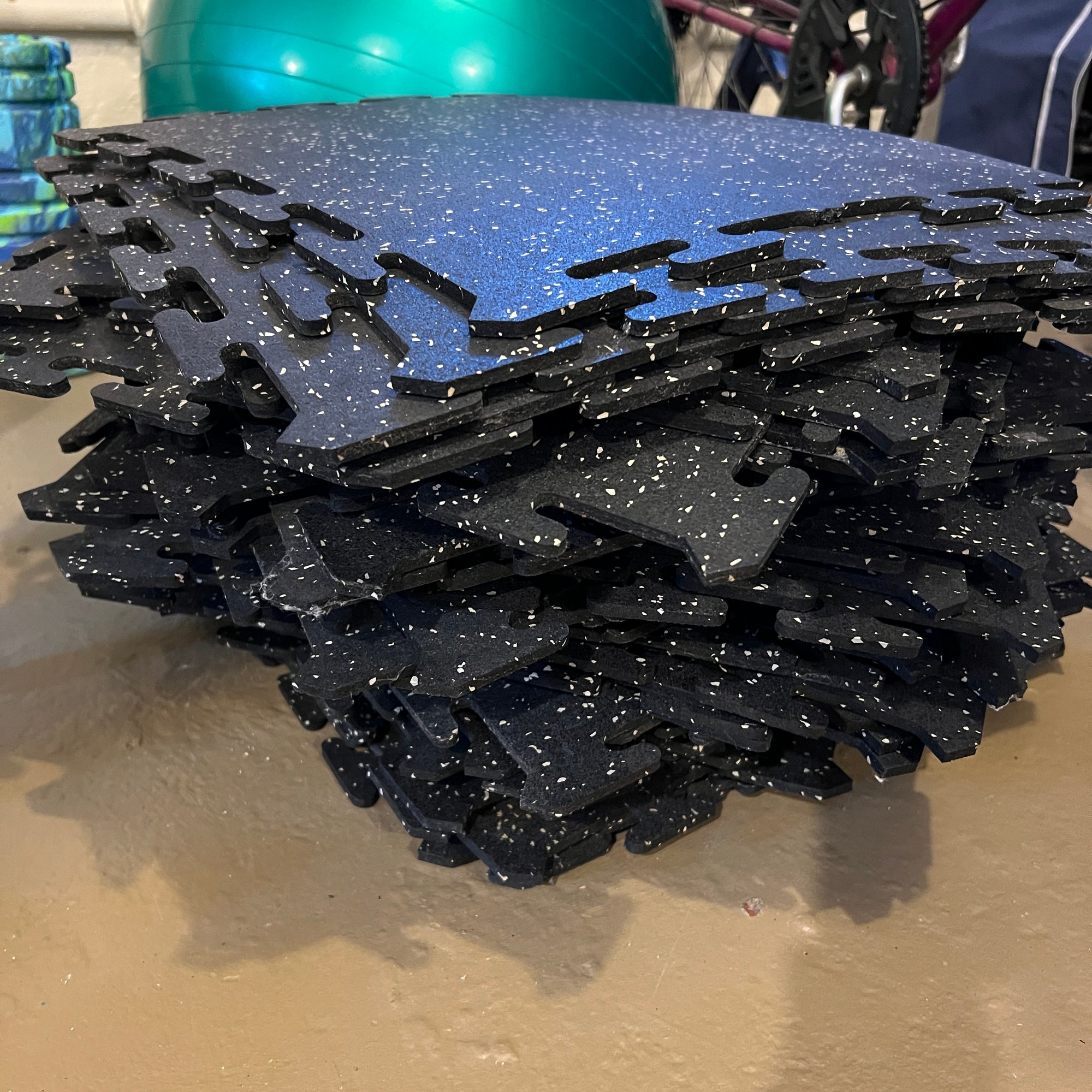 Set Of 50 Heavy Duty Connecting Rubber Mats (Basement) #85896 ...