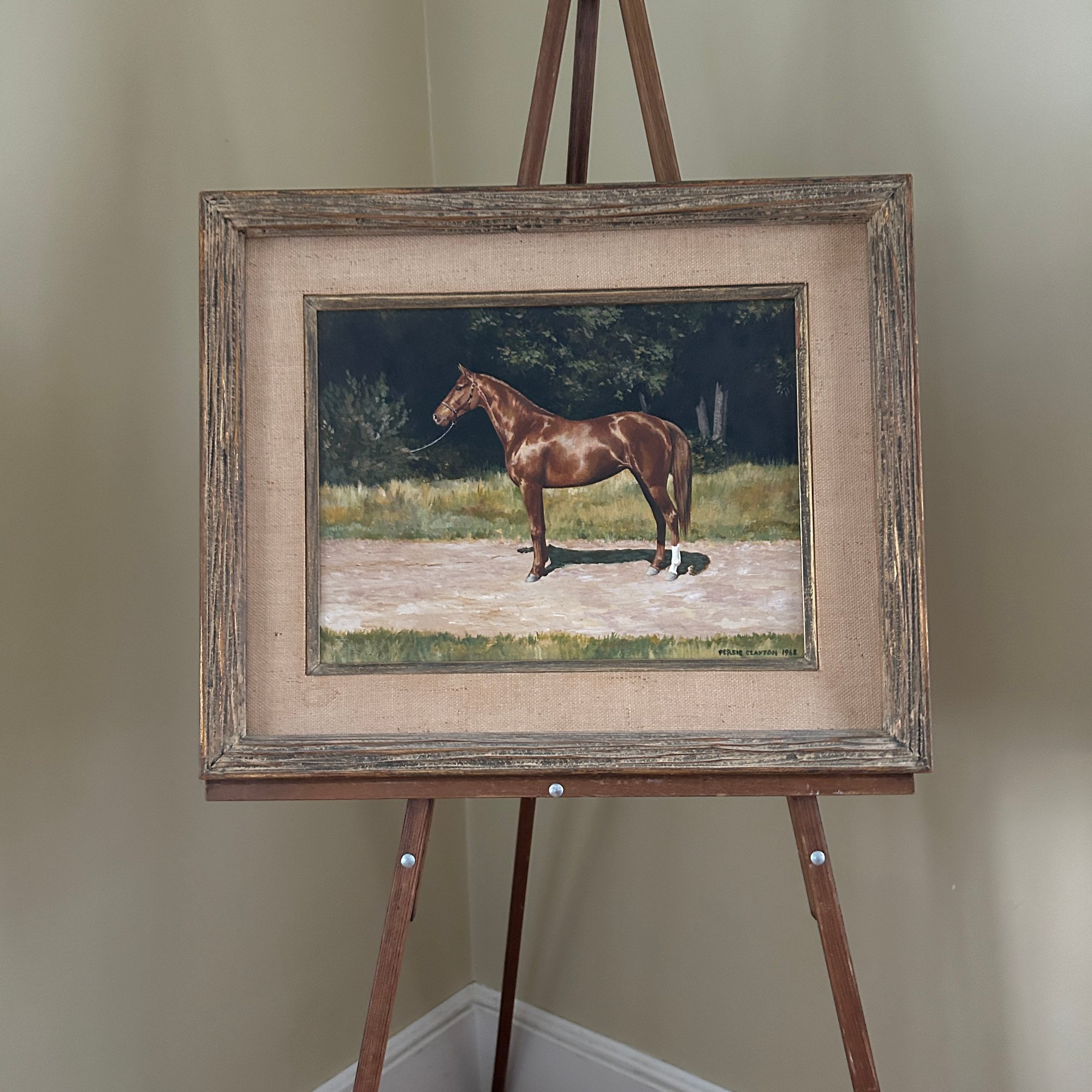 Artist Signed Horse Painting (MB) #86443 | Auctionninja.com