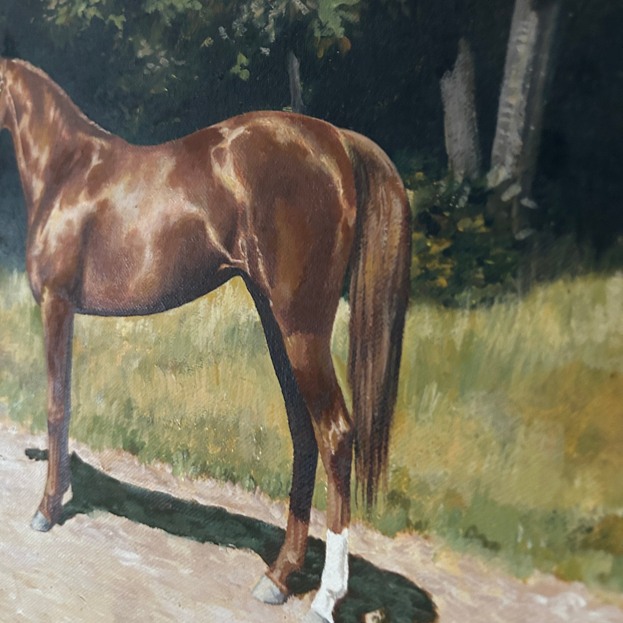 Artist Signed Horse Painting (MB) #86443 | Auctionninja.com