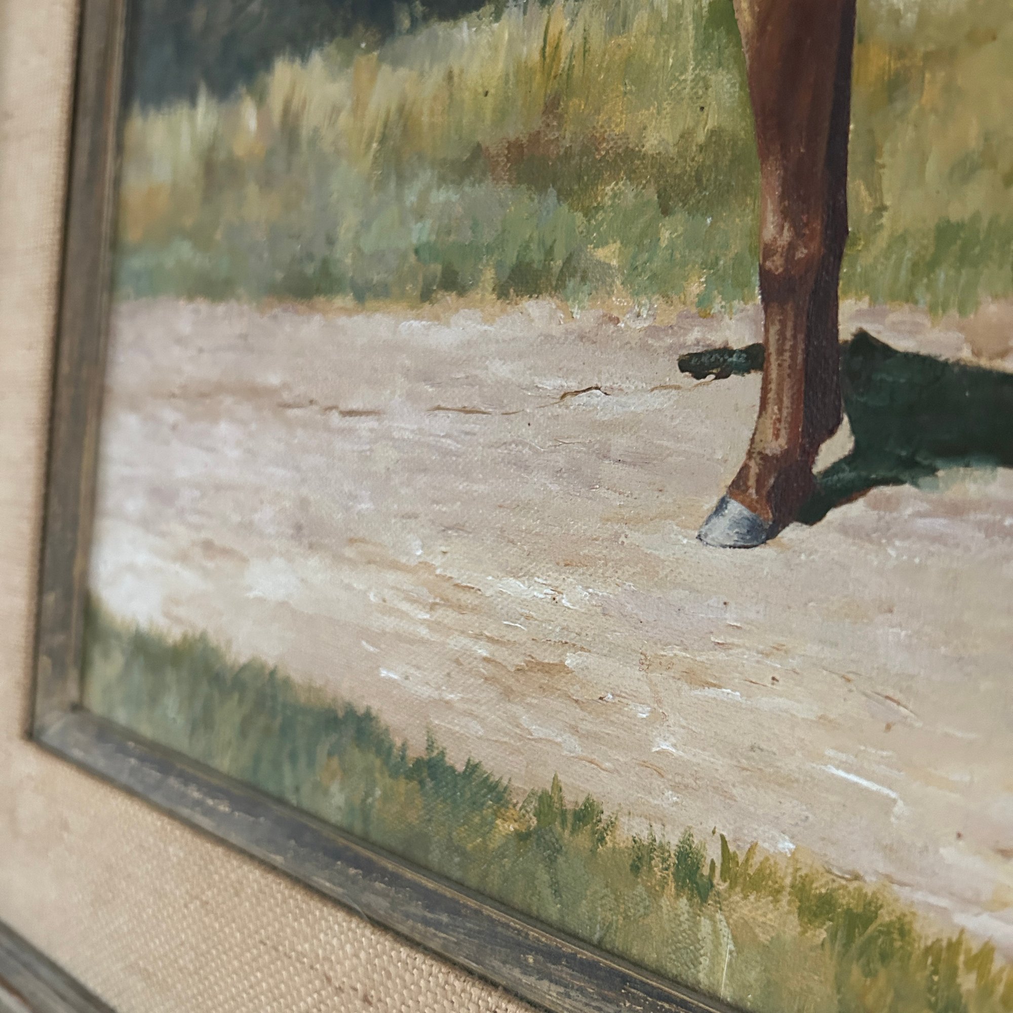 Artist Signed Horse Painting (MB) #86443 | Auctionninja.com