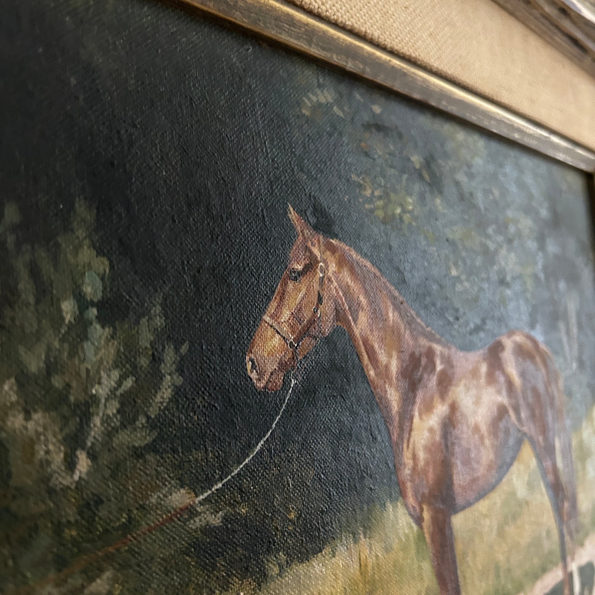 Artist Signed Horse Painting (MB) #86443 | Auctionninja.com