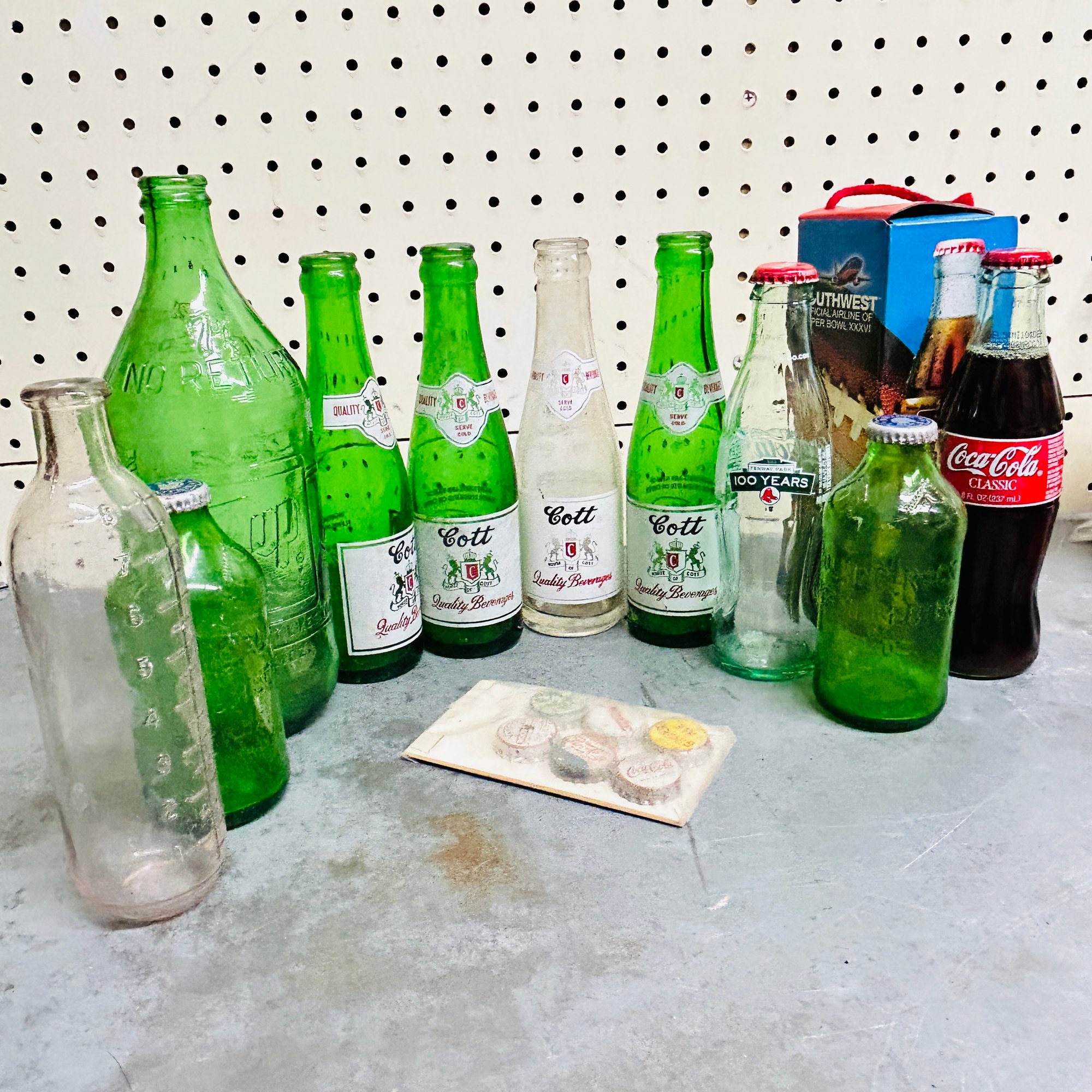 Vintage Bottles & Caps - Cott, Rolling Rock, Coca Cola & More (L1 ...