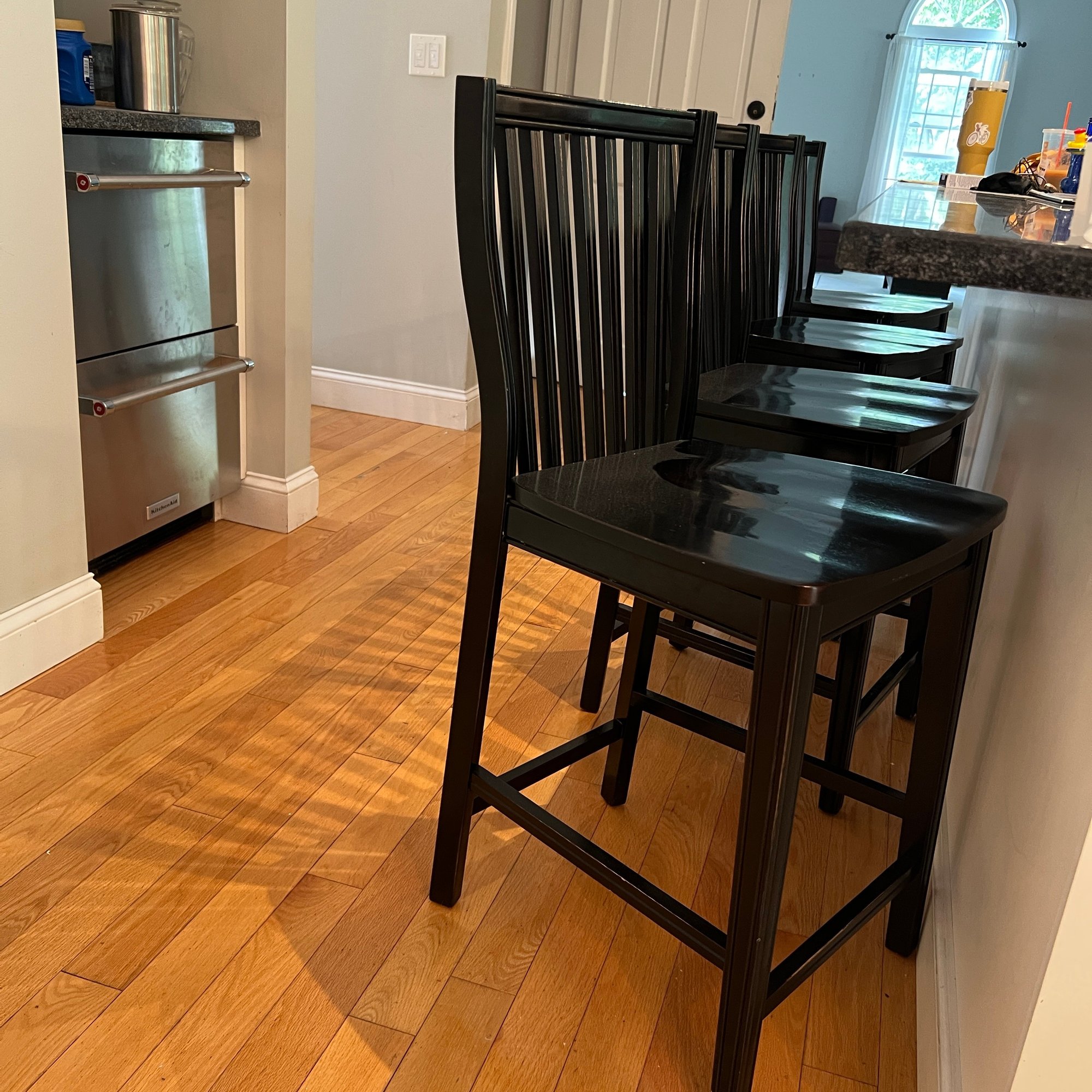 Set Of Four Pier 1 Counter Height Stools (Kitchen) #101281 ...