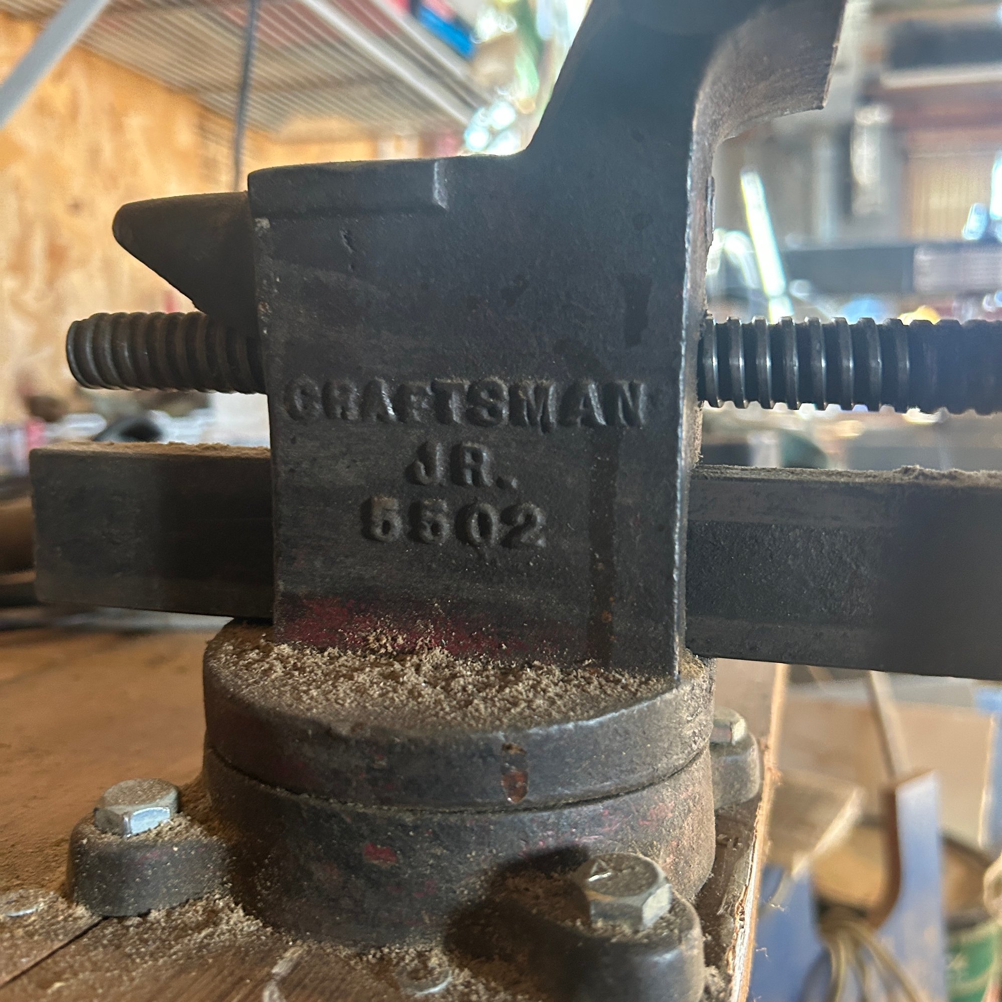 Vintage CRAFTSMAN Swivel Bench Vise, Craftsman JR 5502 - Bring Tools To ...