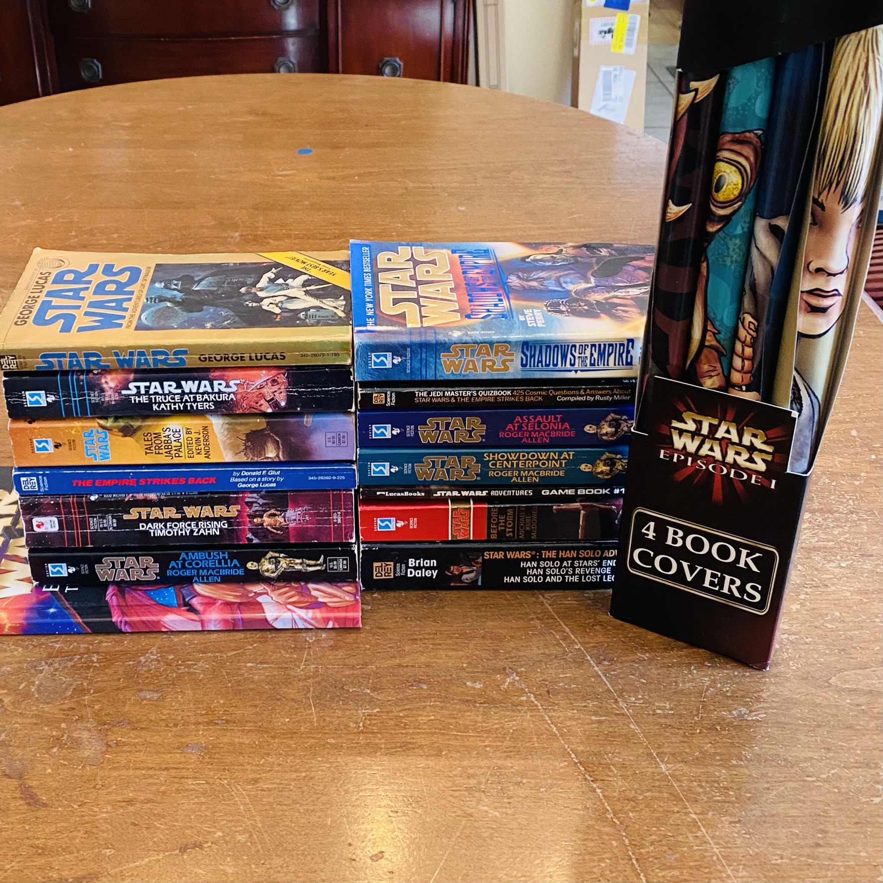 Assorted Star Wars Fantasy Books And Episode I-Themed Book Covers (JS ...