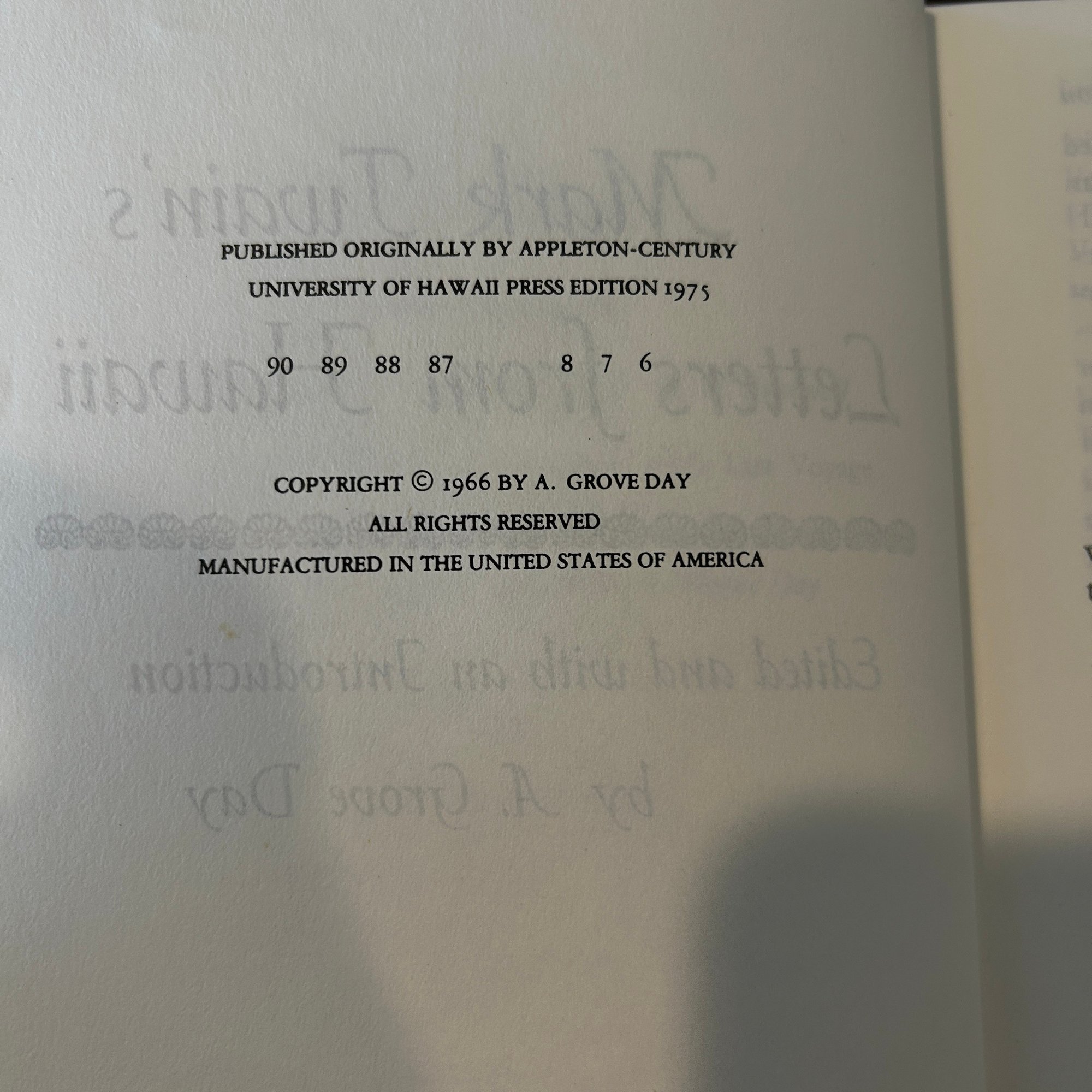 Stirabout, Mark Twain's Letters From Hawaii & Short Stories Of Roald ...