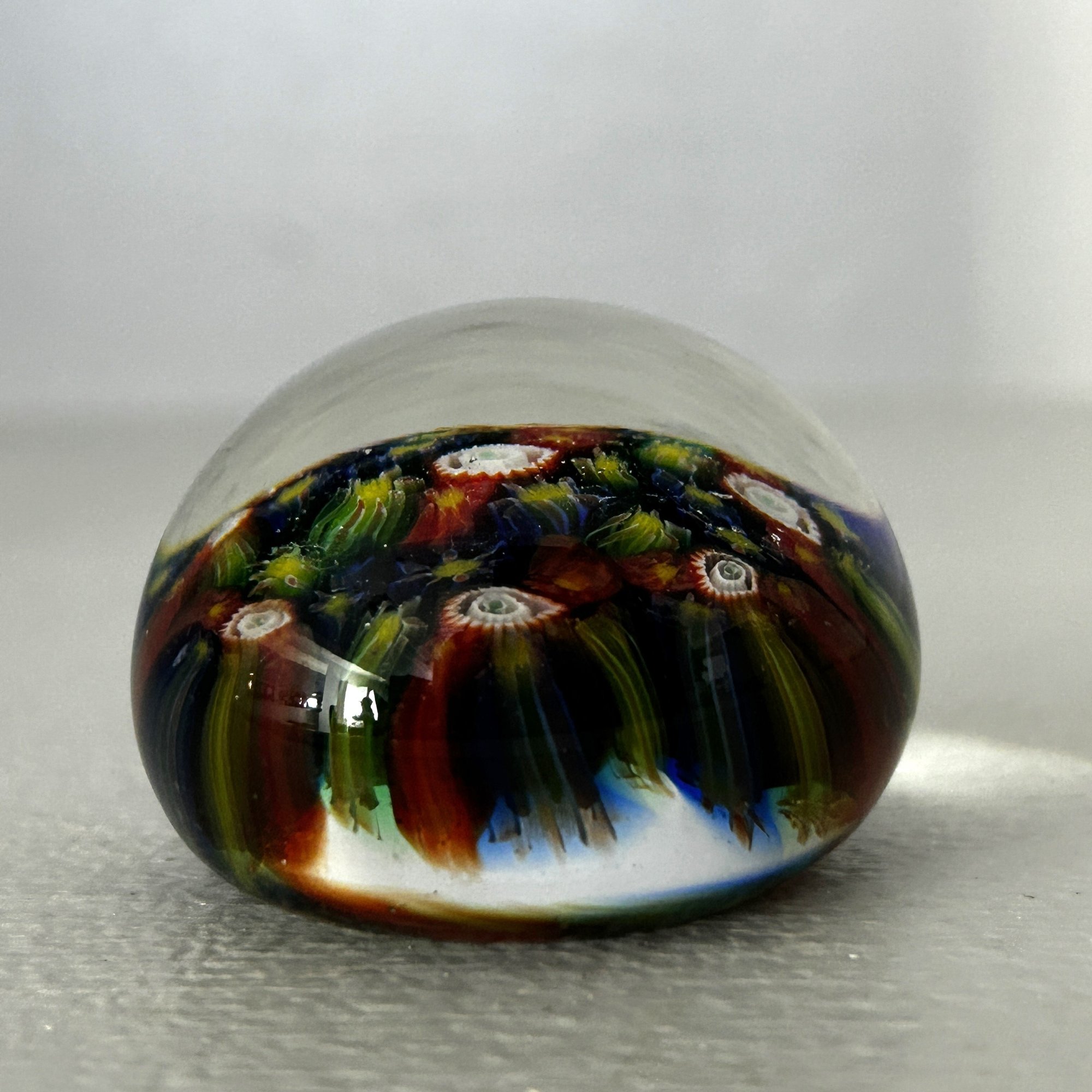 Very Small Decorative Glass Paperweight (CMH) #125060 | Auctionninja.com
