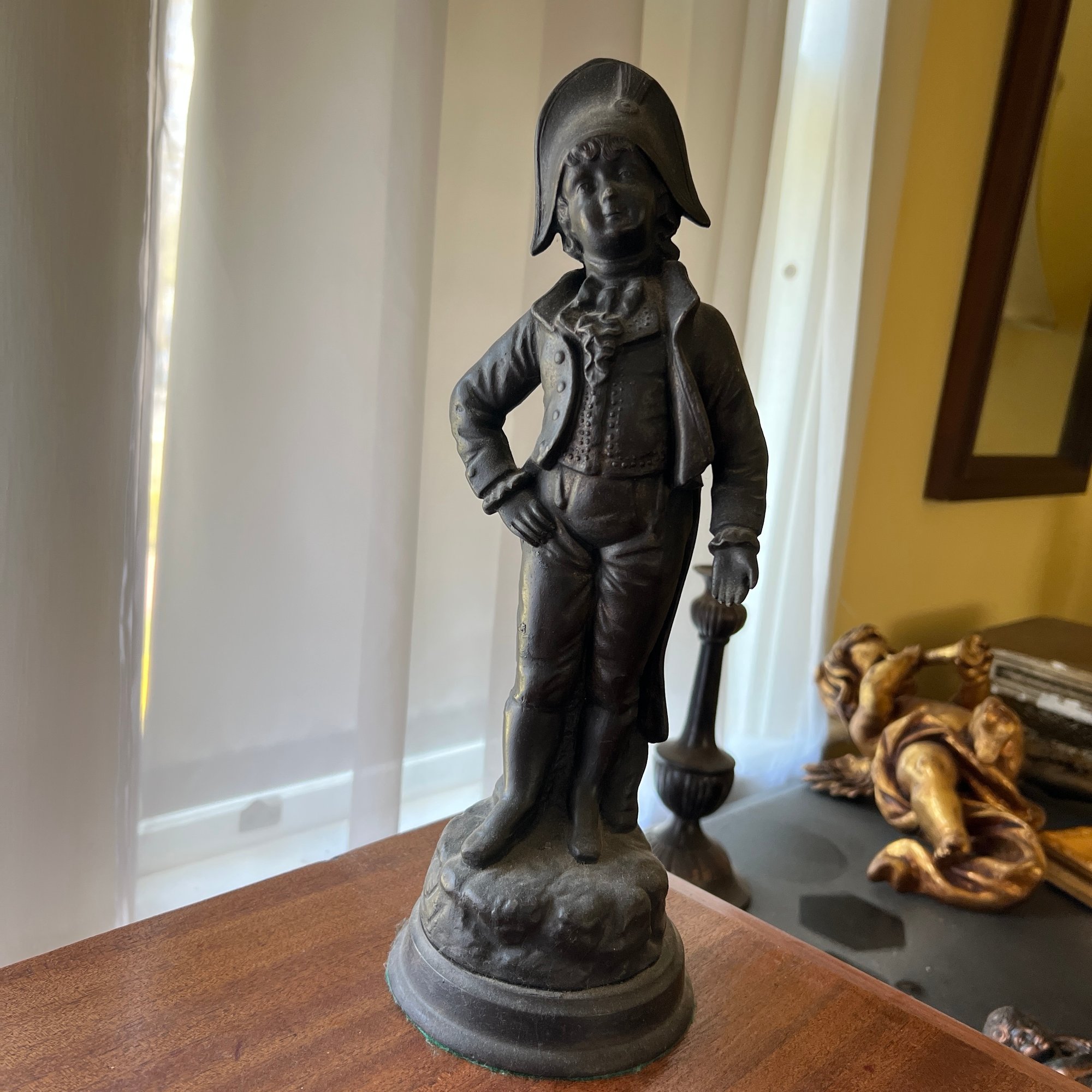 Colonial Soldier Statue (LR) #86534 | Auctionninja.com