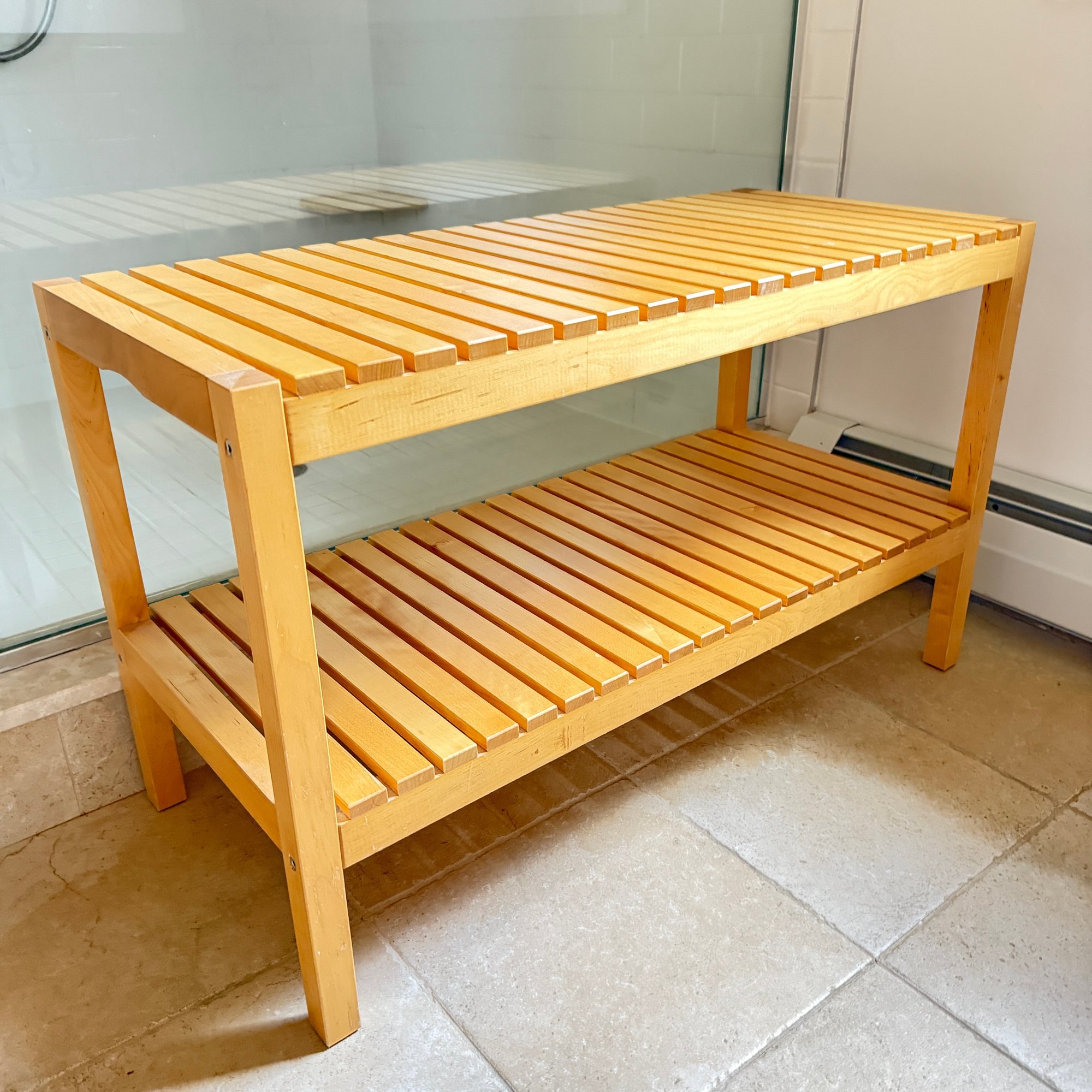 Ikea Molger Birch Bench (MB Bath) #111392 | Auctionninja.com