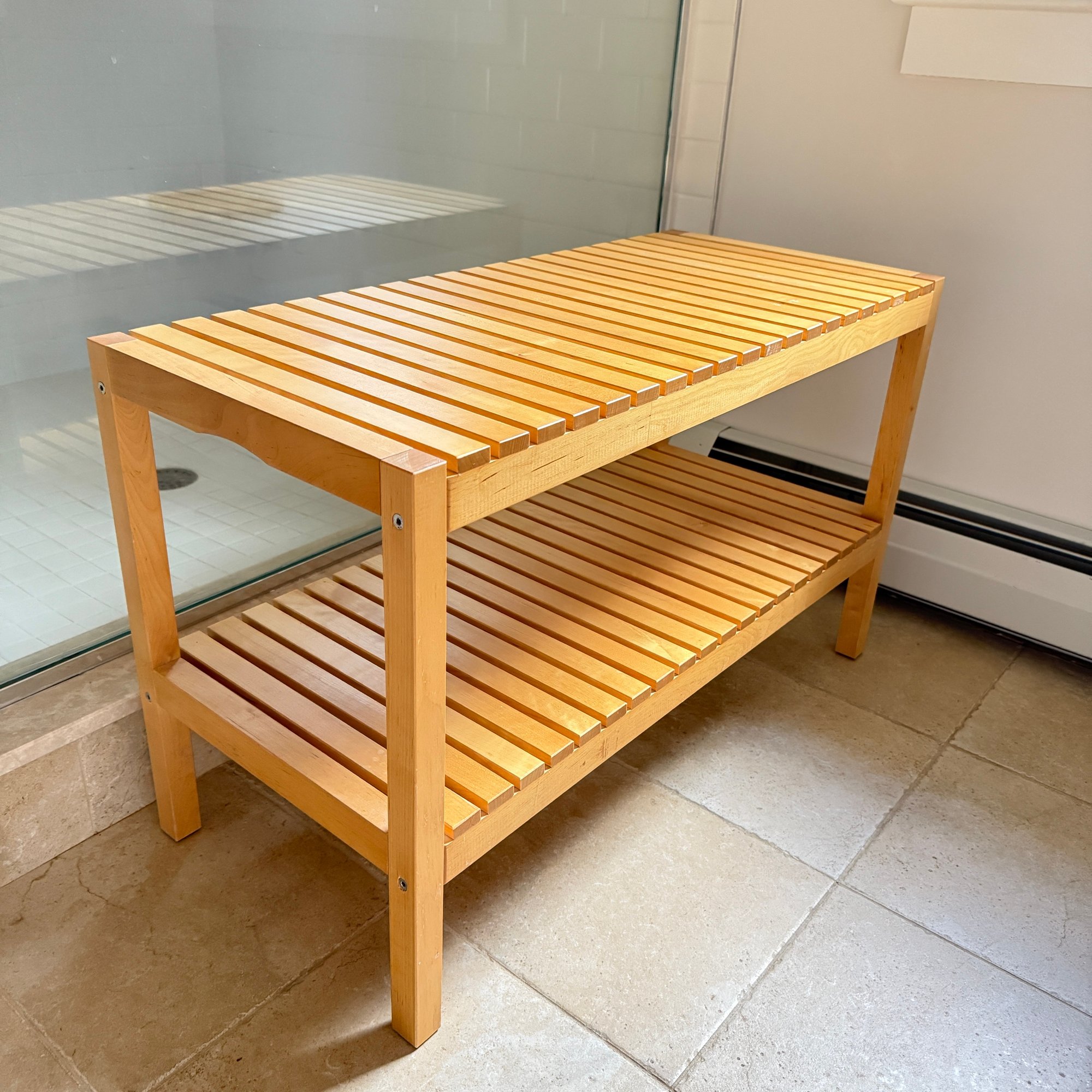 Ikea Molger Birch Bench (MB Bath) #111392 | Auctionninja.com