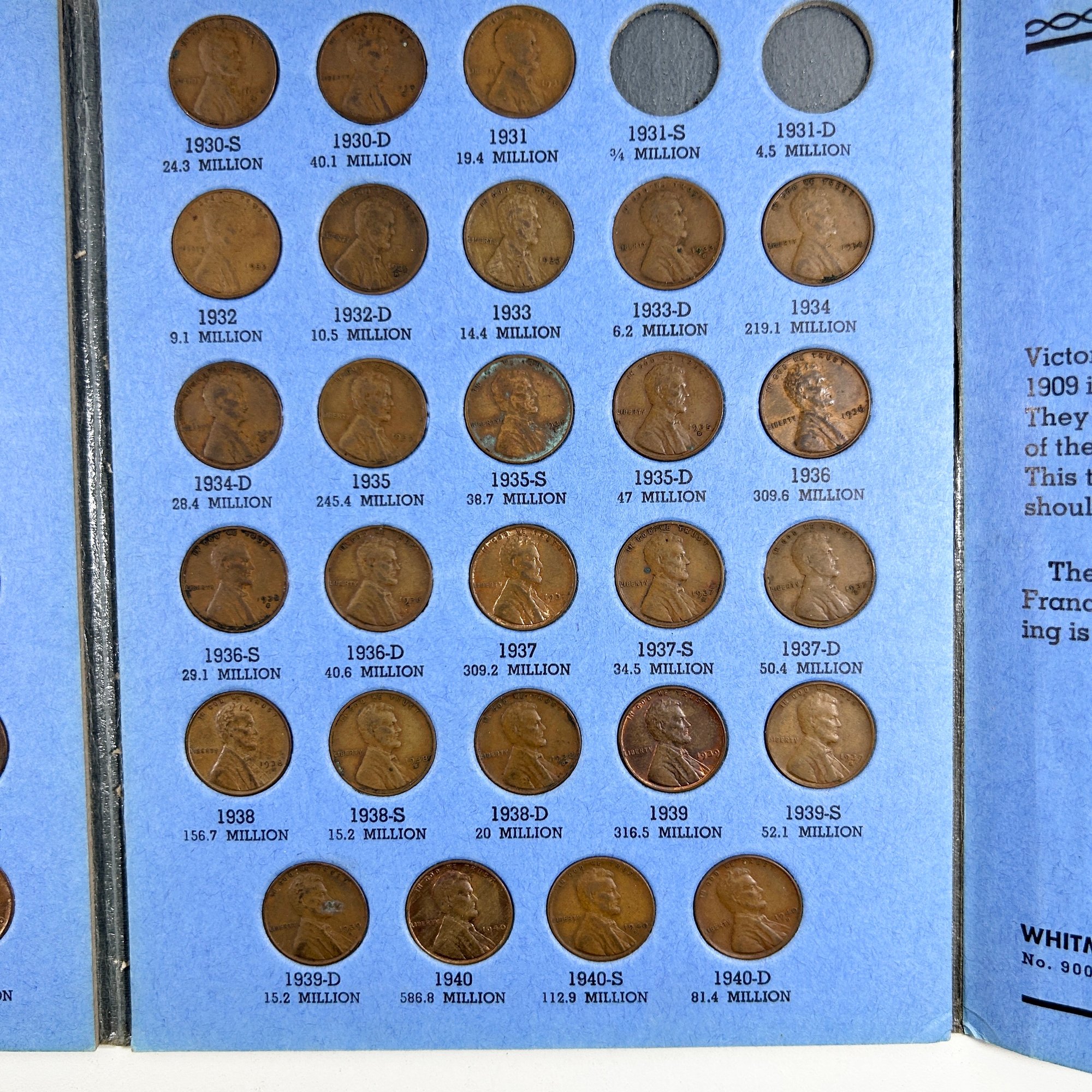 Coin Collecting: Lincoln Pennies, Including Lot Of 1943 Steel Pennies ...
