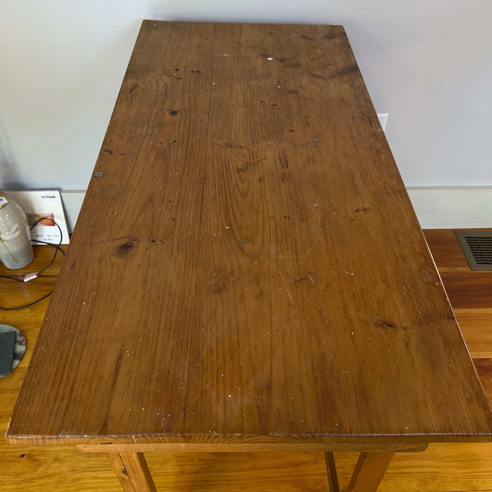 Rustic Pine Console Table (LR) #117368 | Auctionninja.com