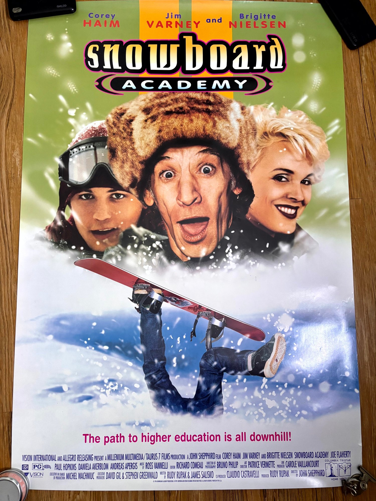 "Snowboard Academy" Movie Poster, 40" By 27" (BSMT L) #113150 ...