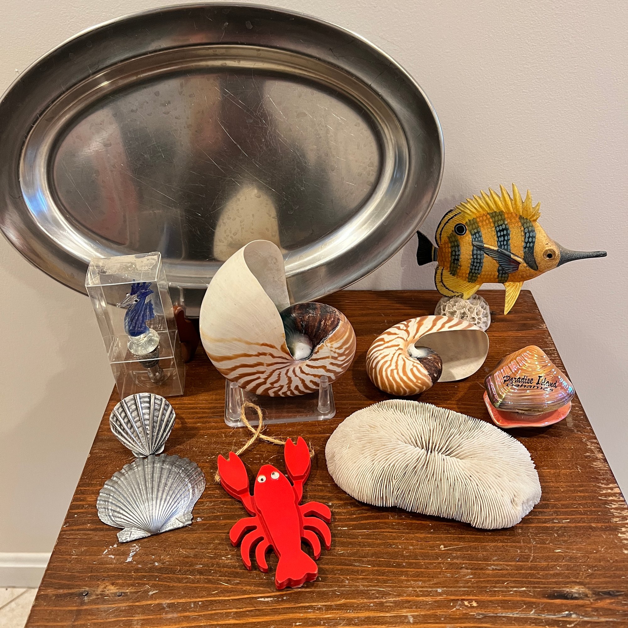 Ocean Lot Plus Silver Tray (DR) #76070 | Auctionninja.com