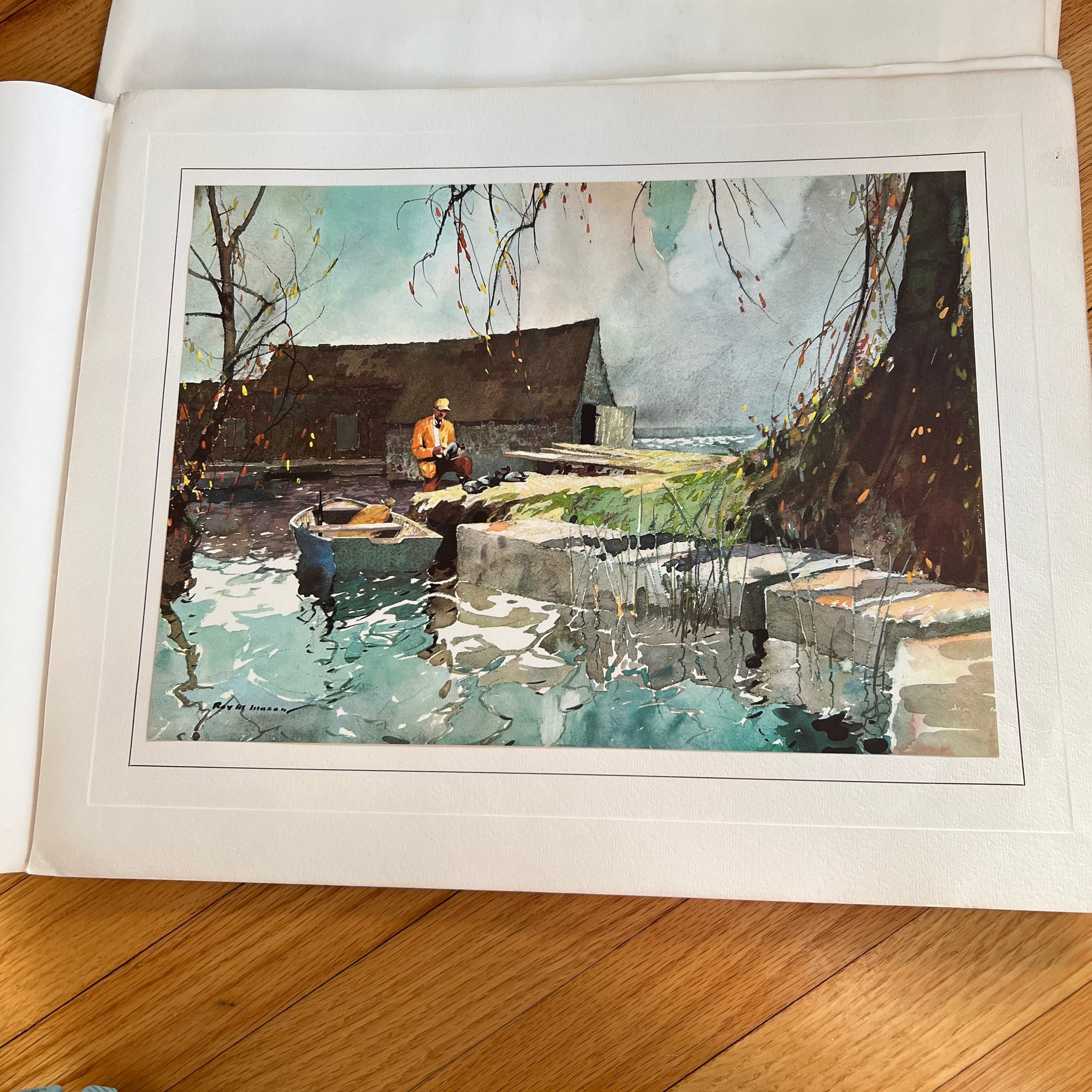 Roy M Mason Watercolor Print No 1., 15"x18" (LR) #77350 | Auctionninja.com