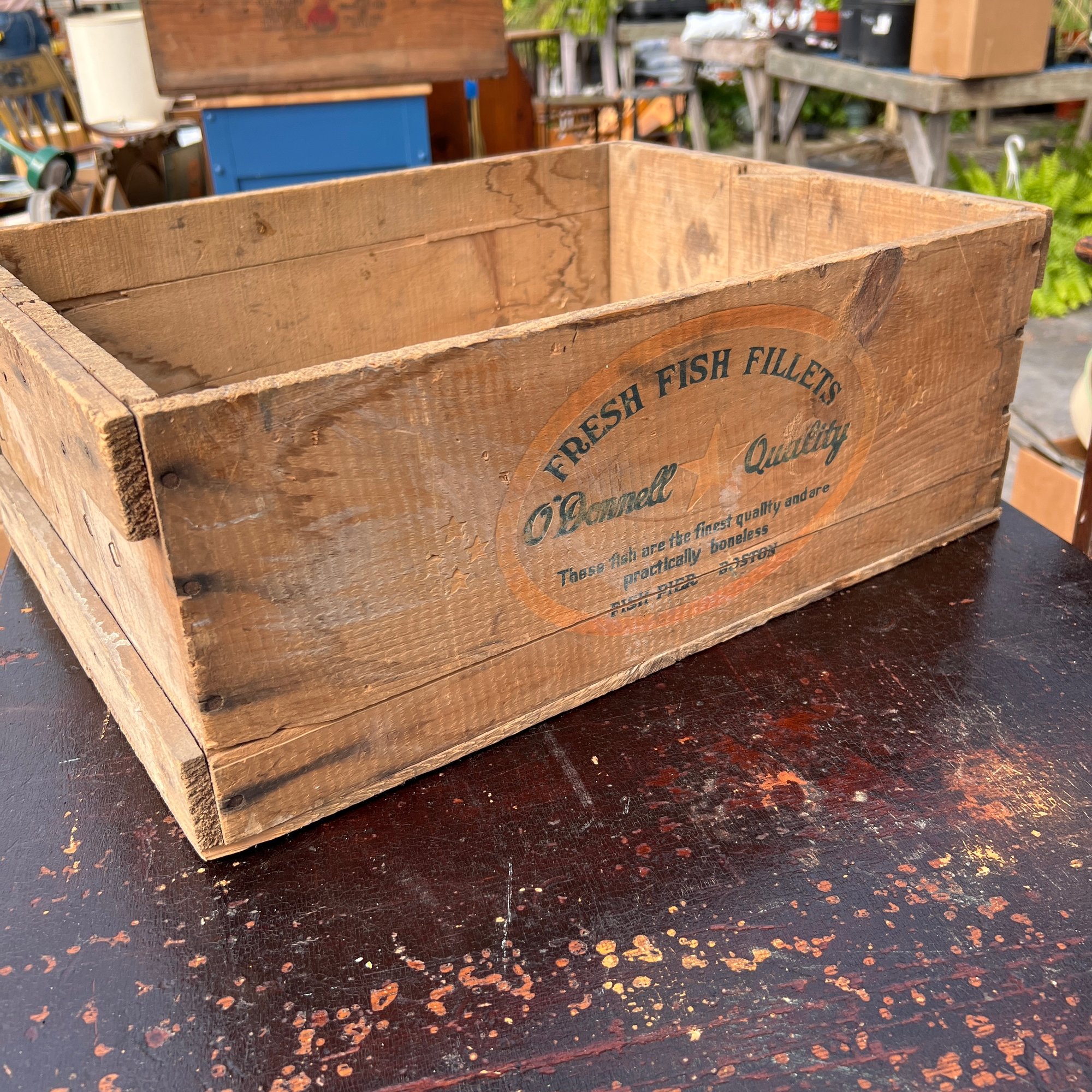 Vintage O'Donnell Fish Filet Crate (GH) #68233 | Auctionninja.com