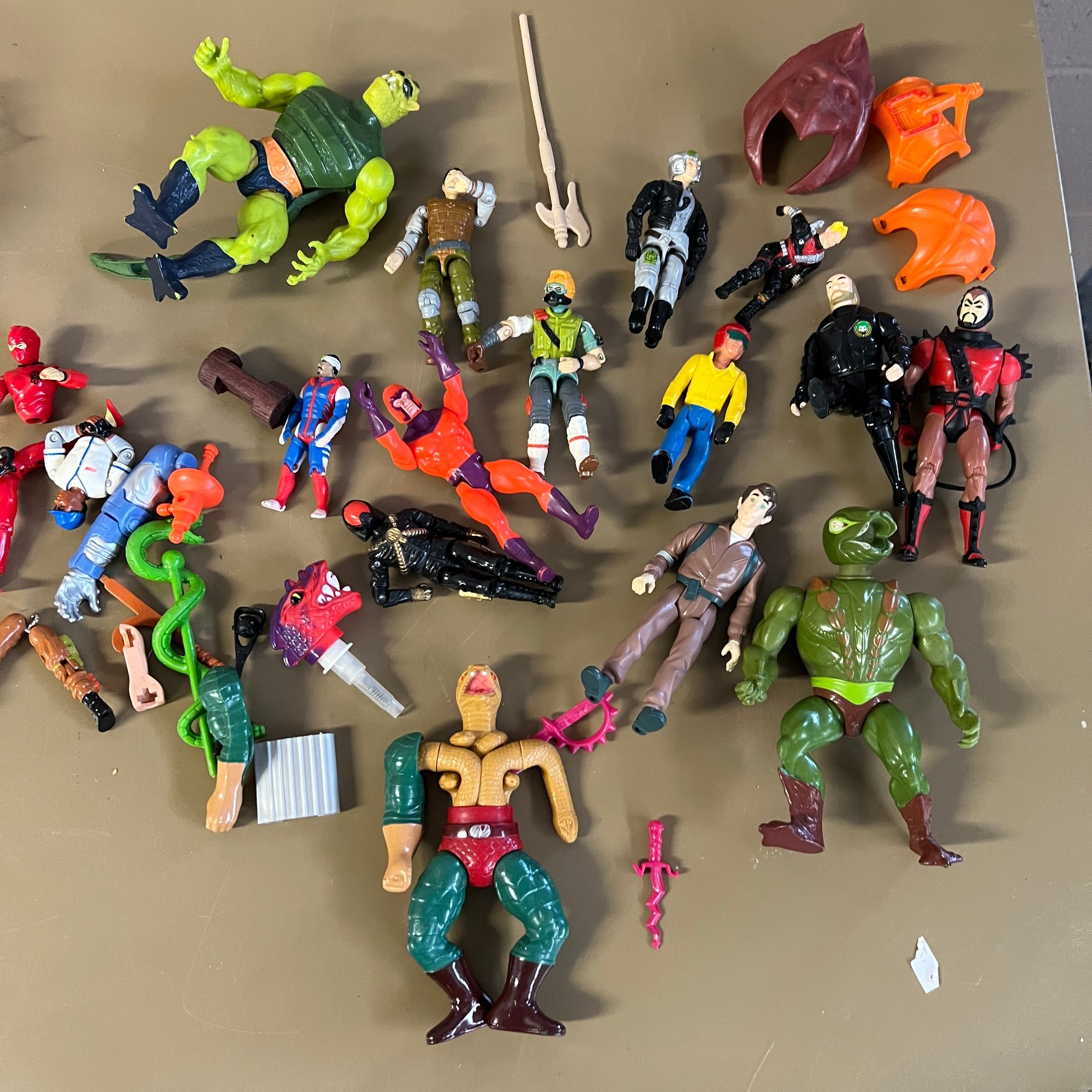 Vintage Action Figure Lot No. 1 (Garage) #112531 | Auctionninja.com