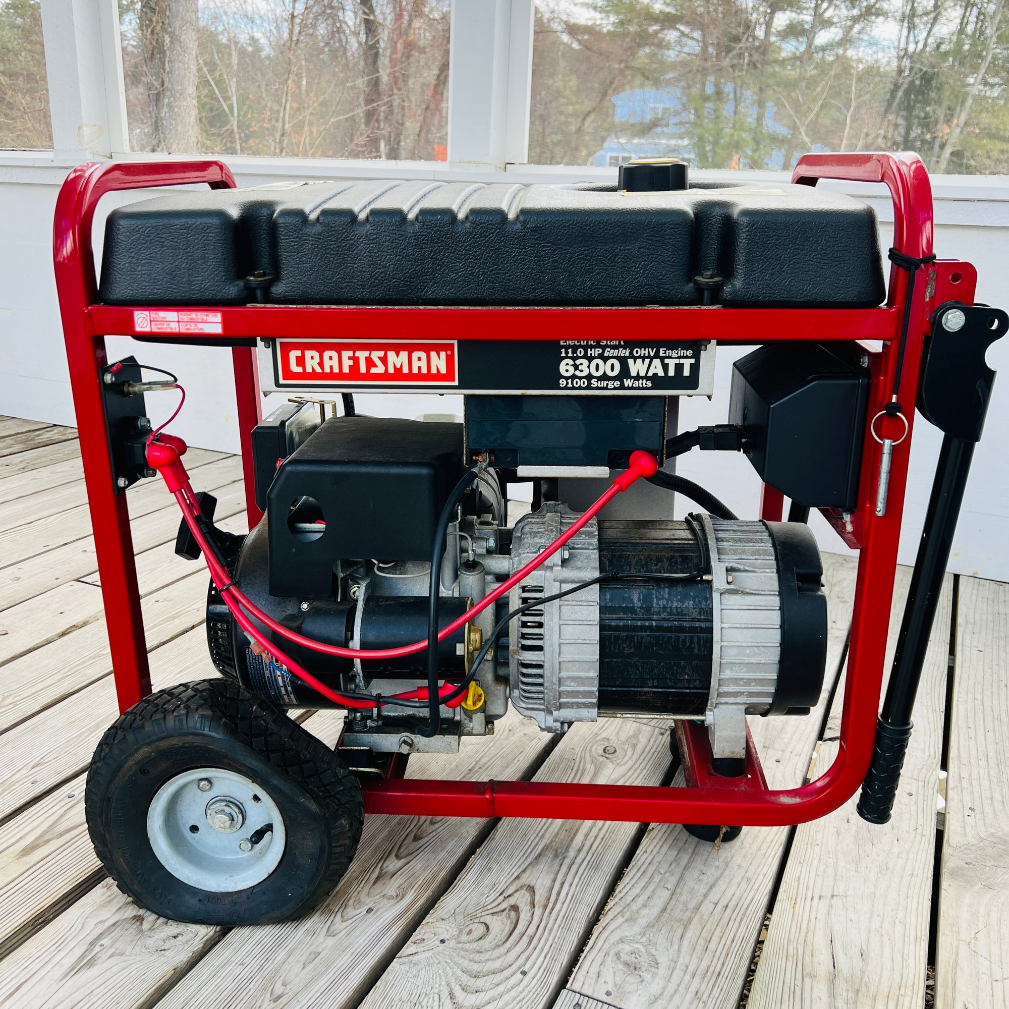 Craftsman 6300 Watt Electric Start AC Generator #23385 | Auctionninja.com